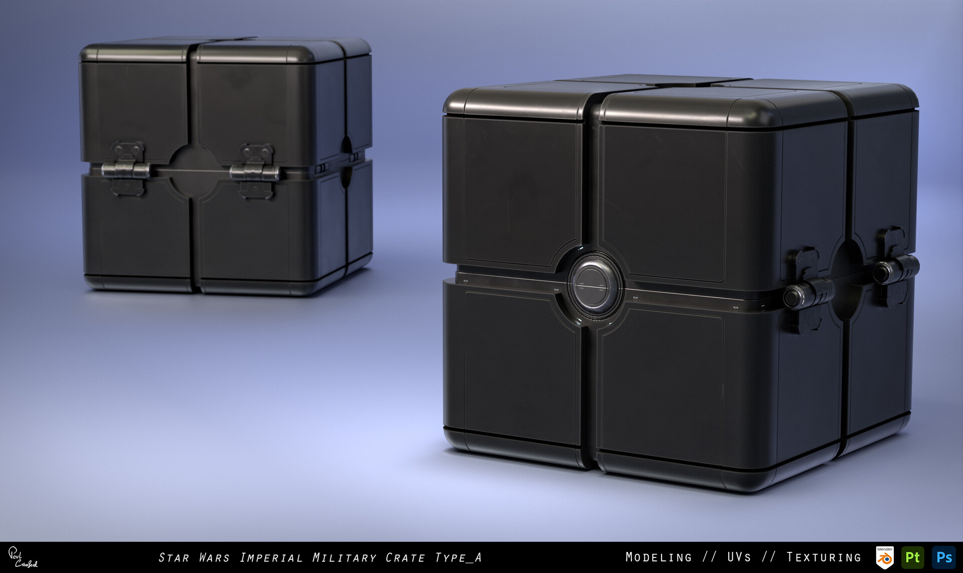 ArtStation - Star Wars Imperial Military Crate Type_A