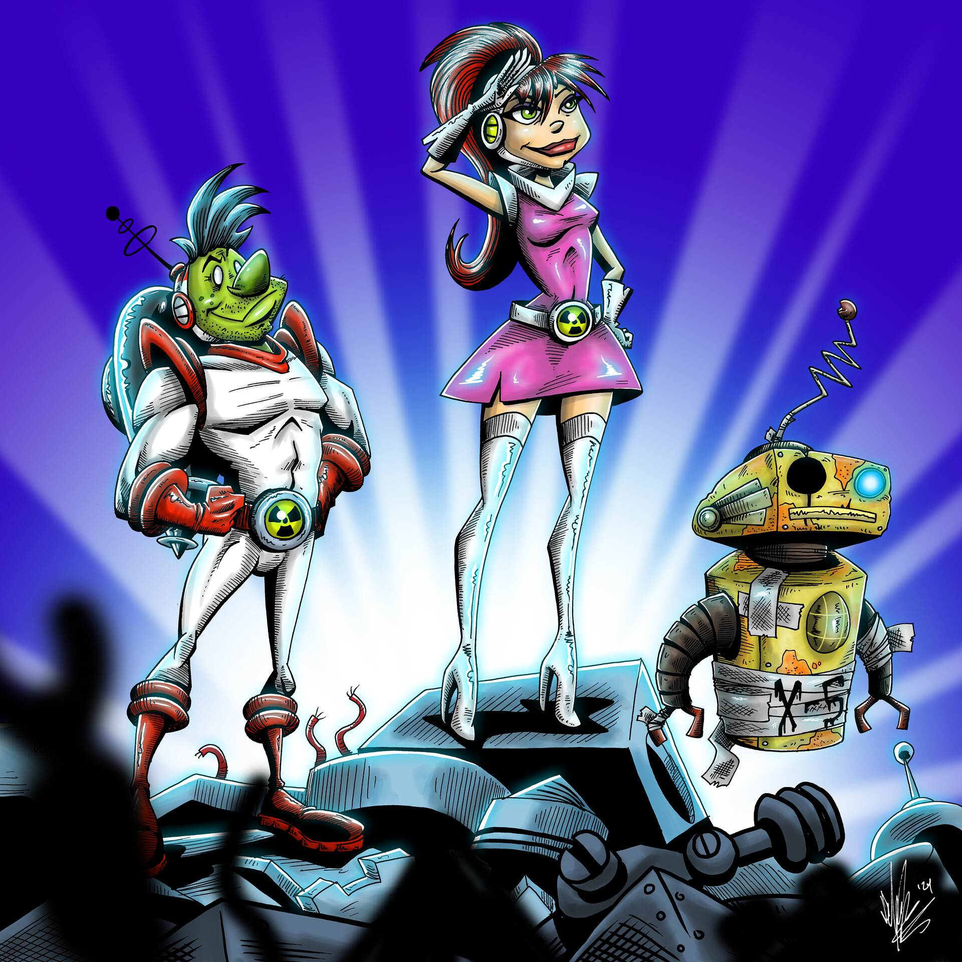 atomic betty coloring book