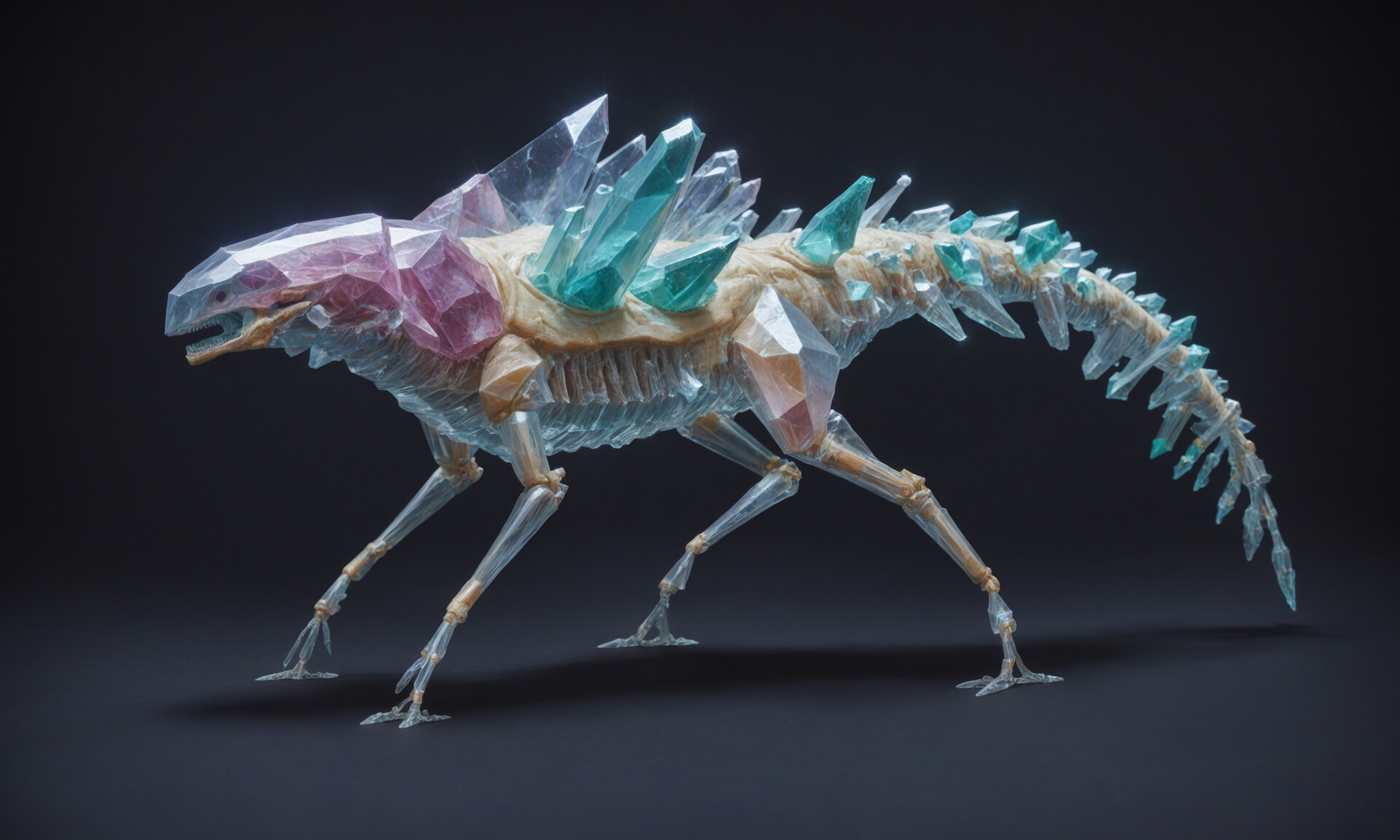 ArtStation - Crystalline Carbon Evolution: The Shimmering Beast