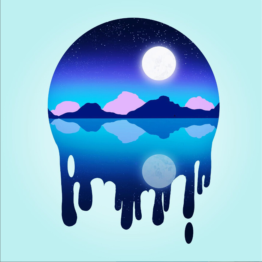 ArtStation - Moon over Water
