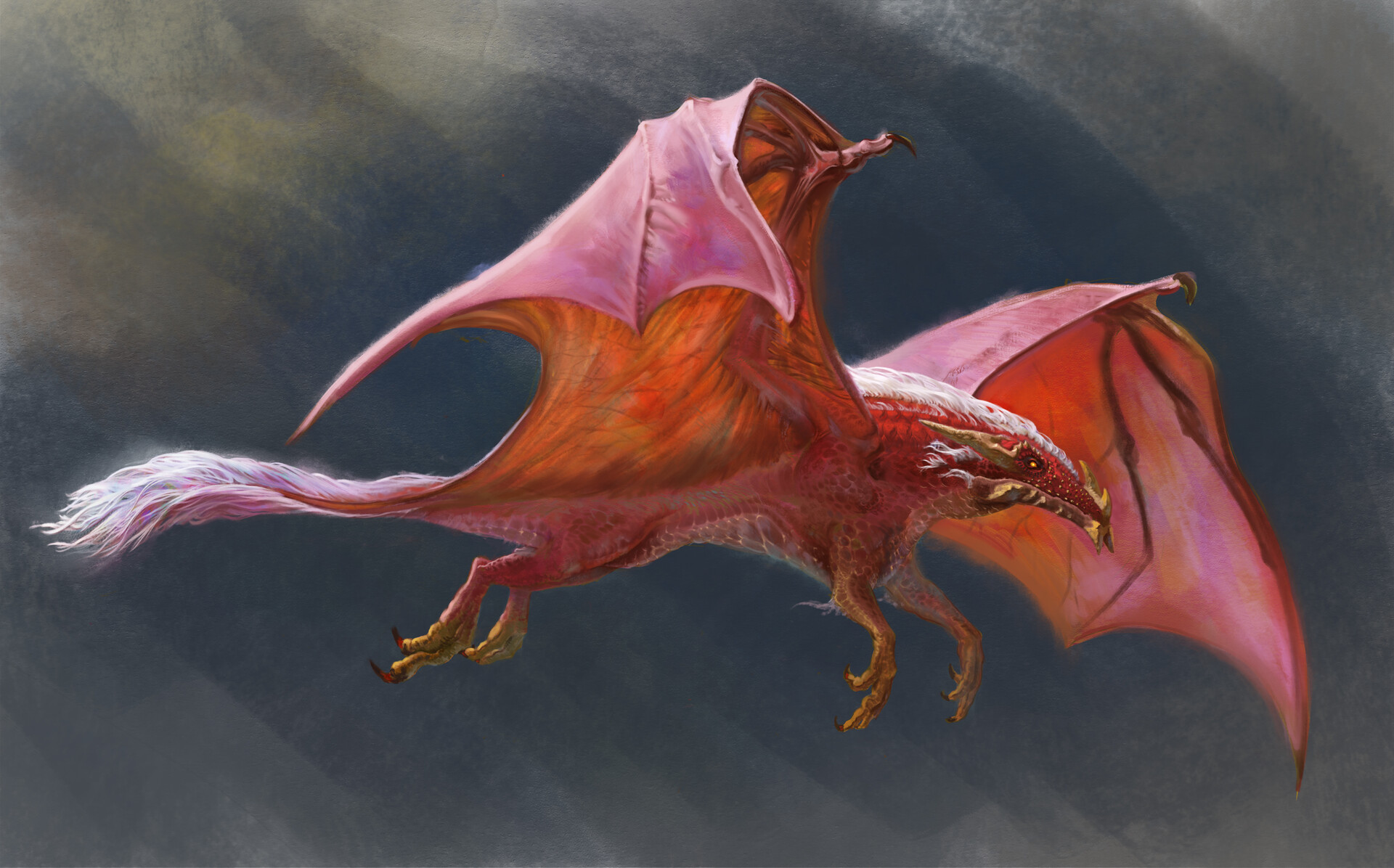 ArtStation - Pink Dragon