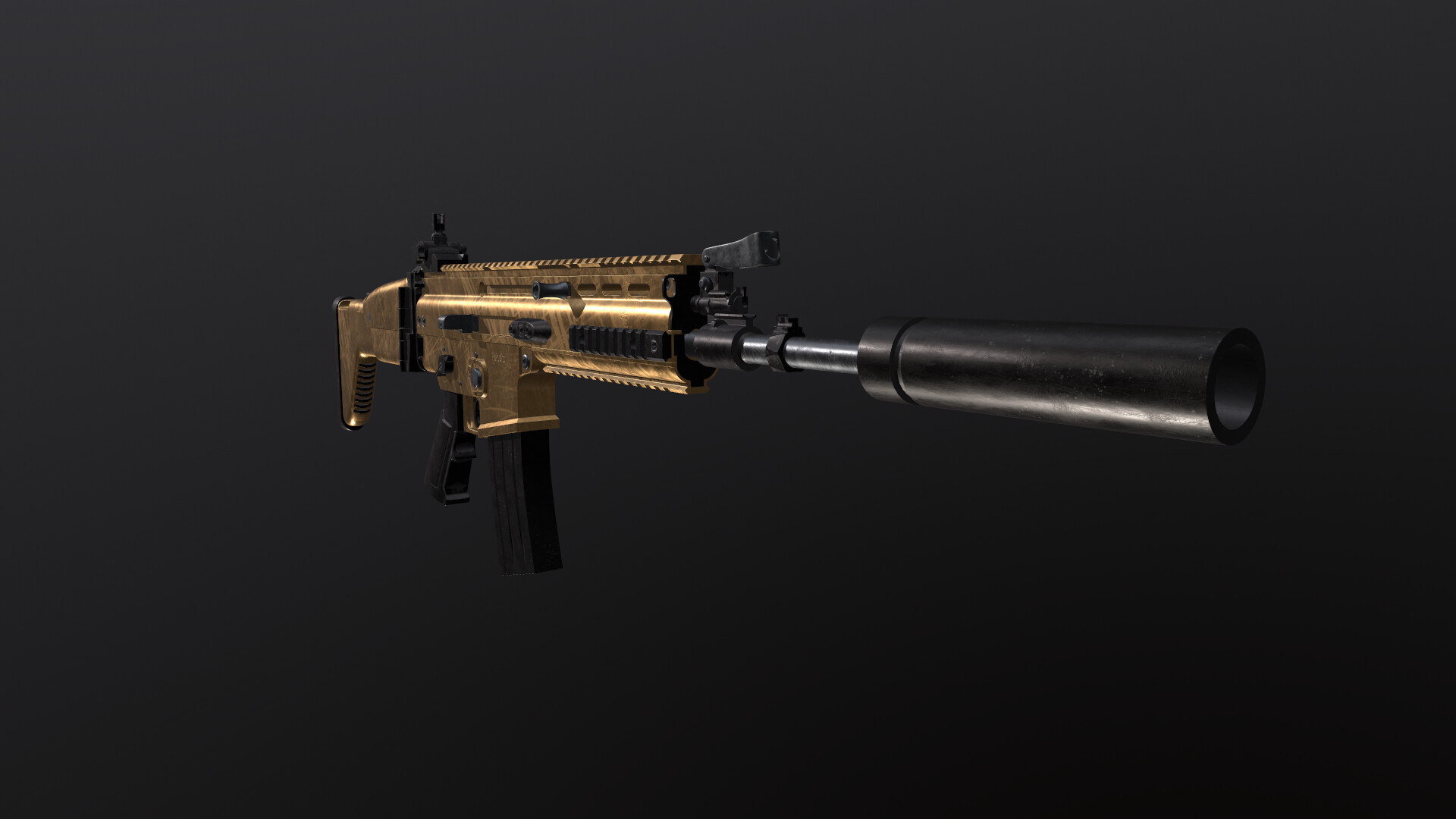 ArtStation - SCAR- L gun
