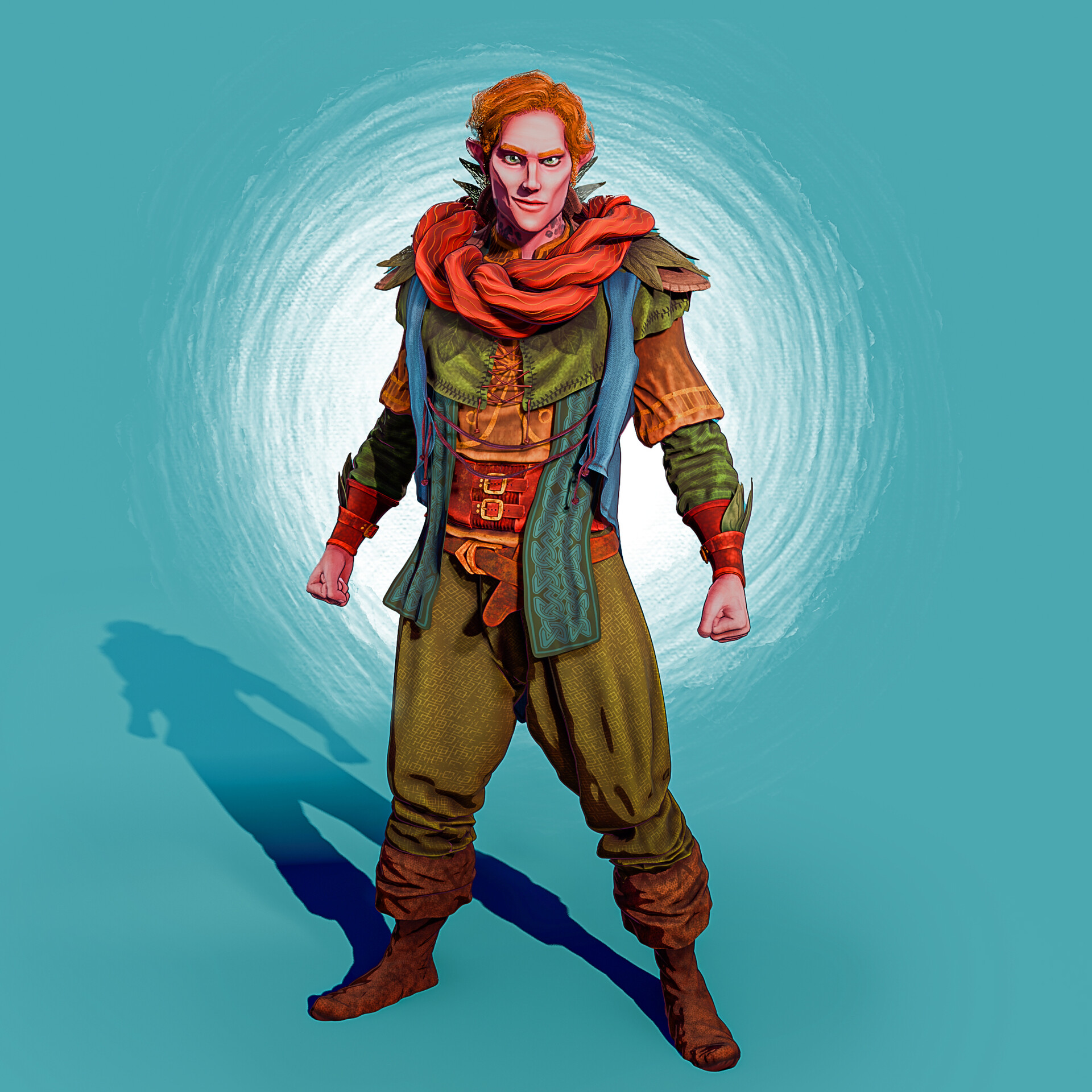 ArtStation - Cartoon style elf character