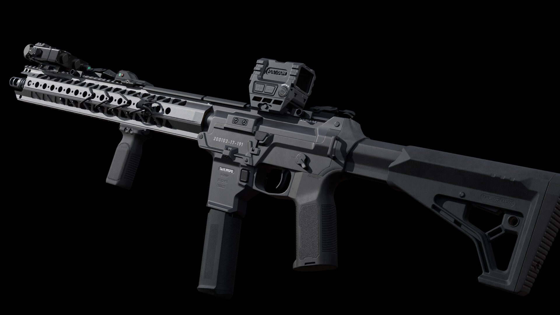 ArtStation - QBZ191 9x19mm and New modification