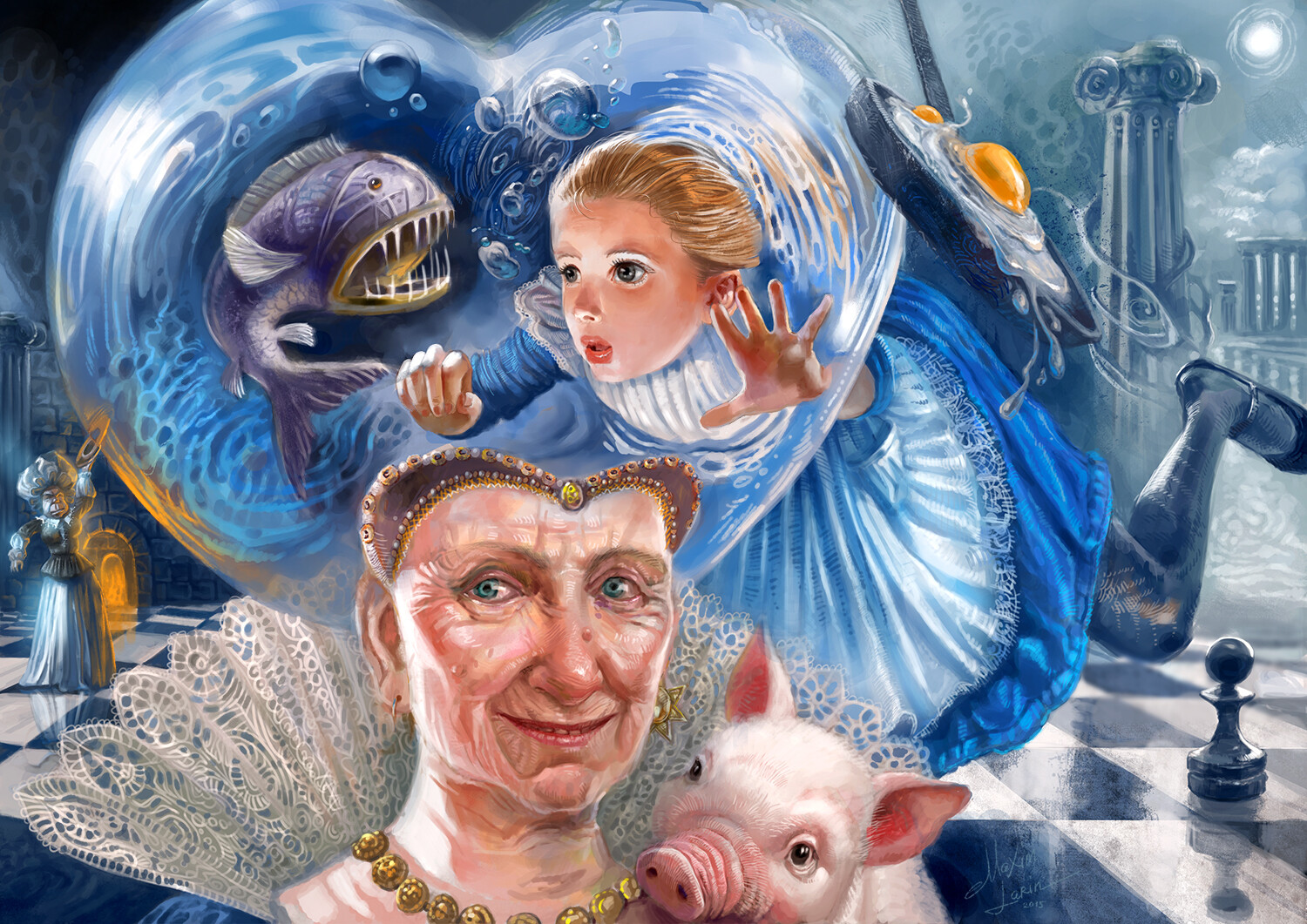 ArtStation - Consciousness of the Duchess.