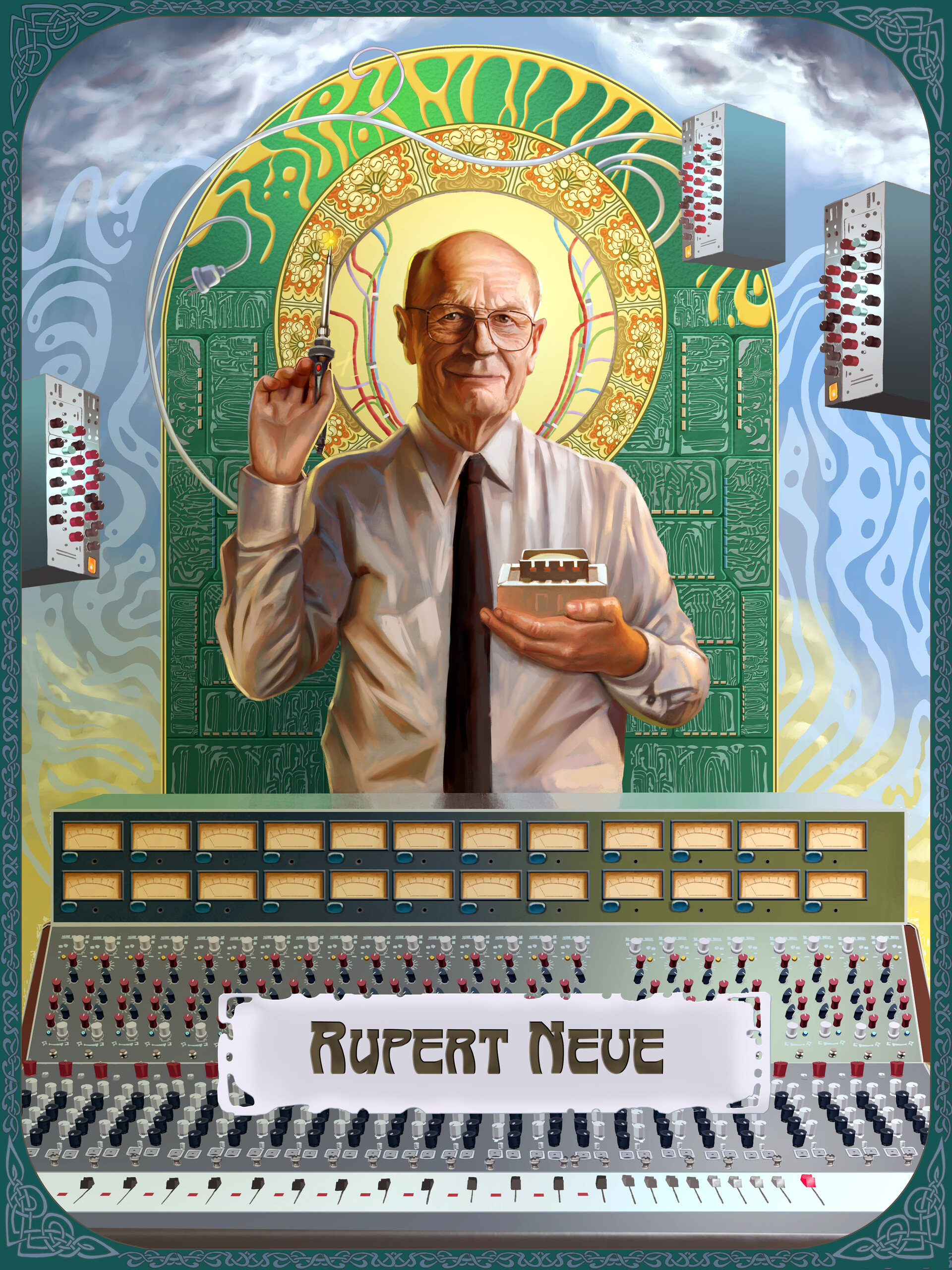 ArtStation - Rupert Neve. Poster.