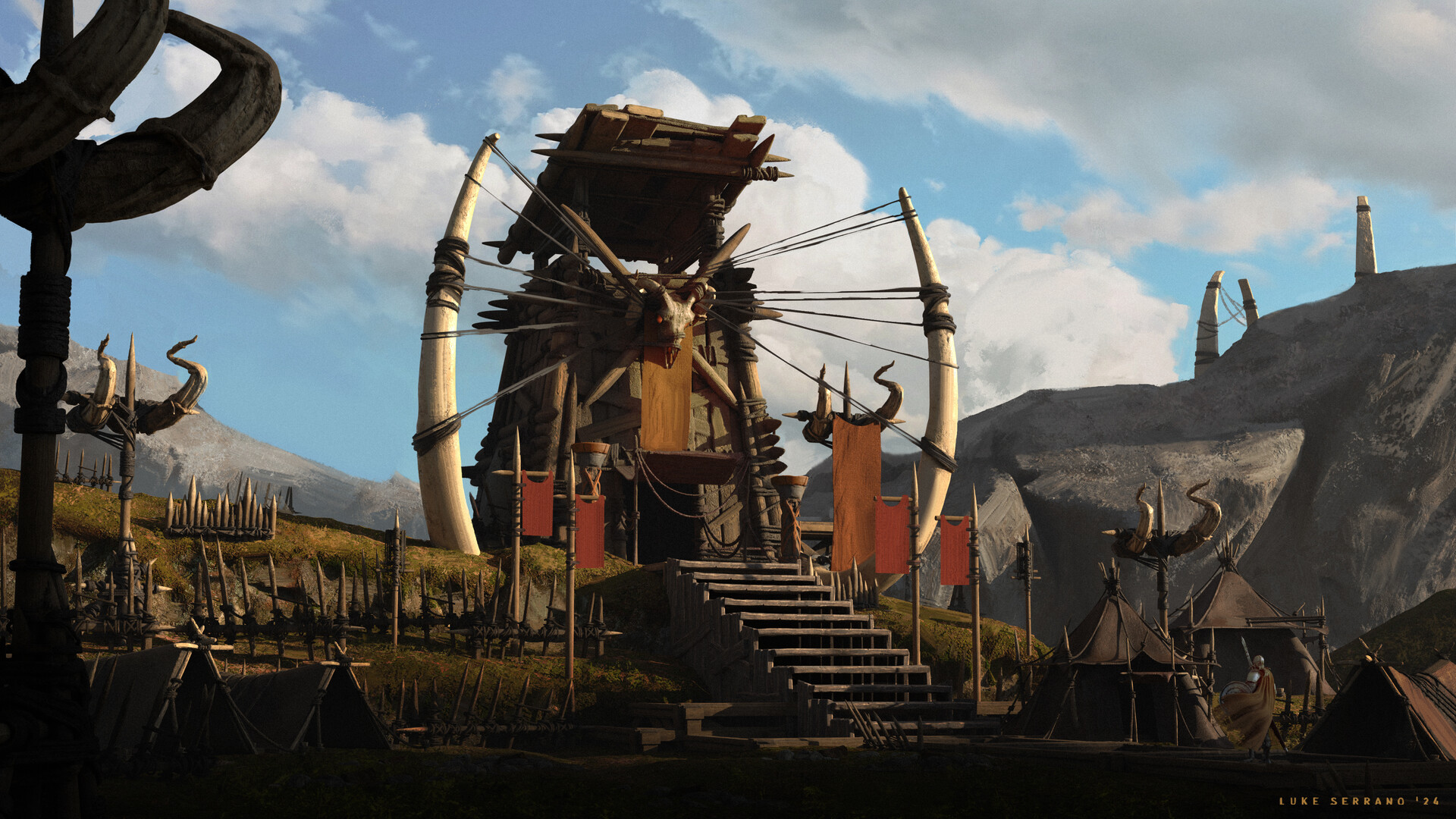 ArtStation - Orc War Tribe Environments