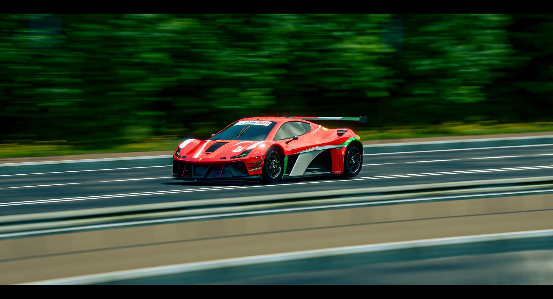 ArtStation - Ferrari Blender Scene