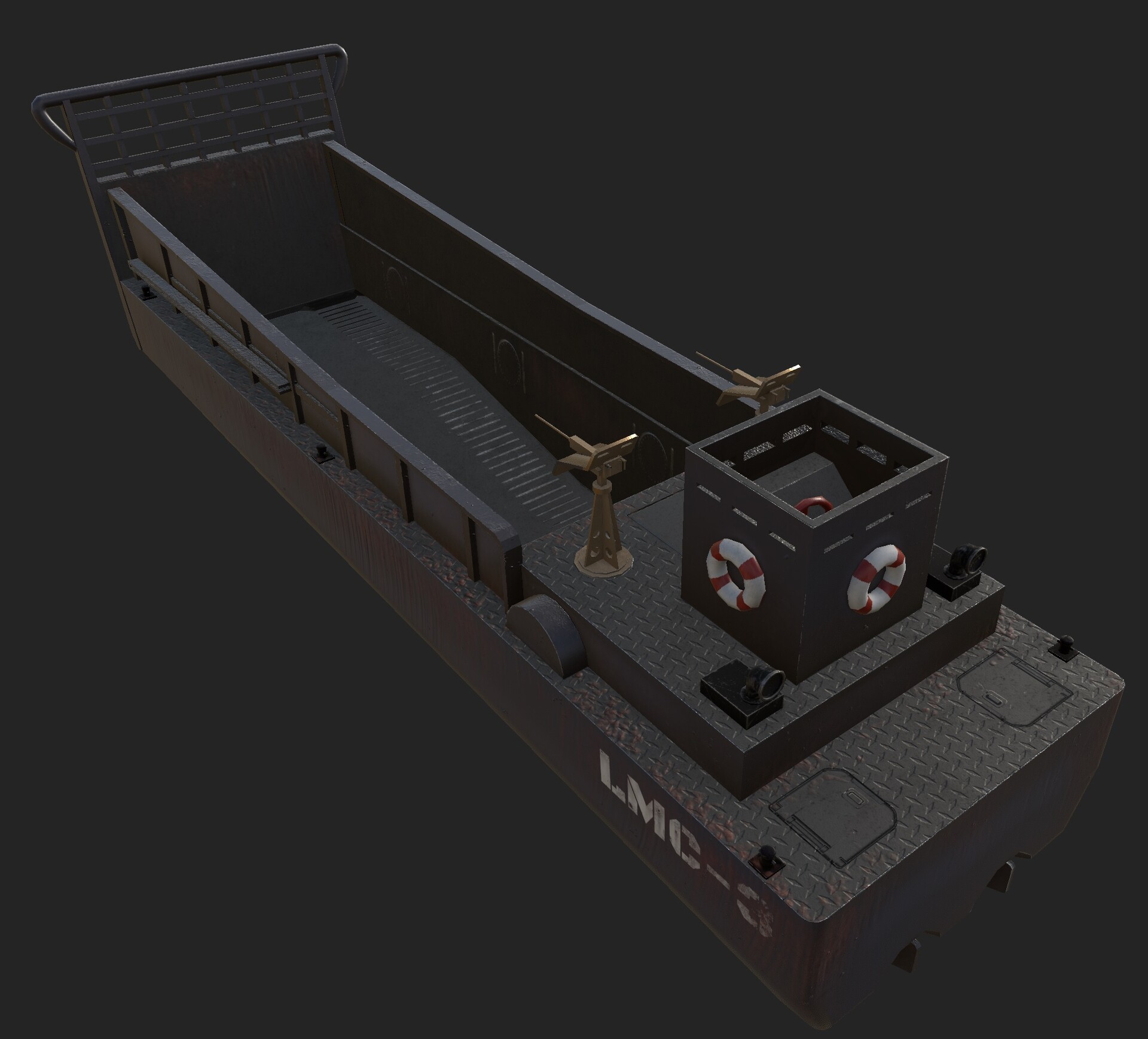 ArtStation - Storm boat LCM-3 (Second World War)