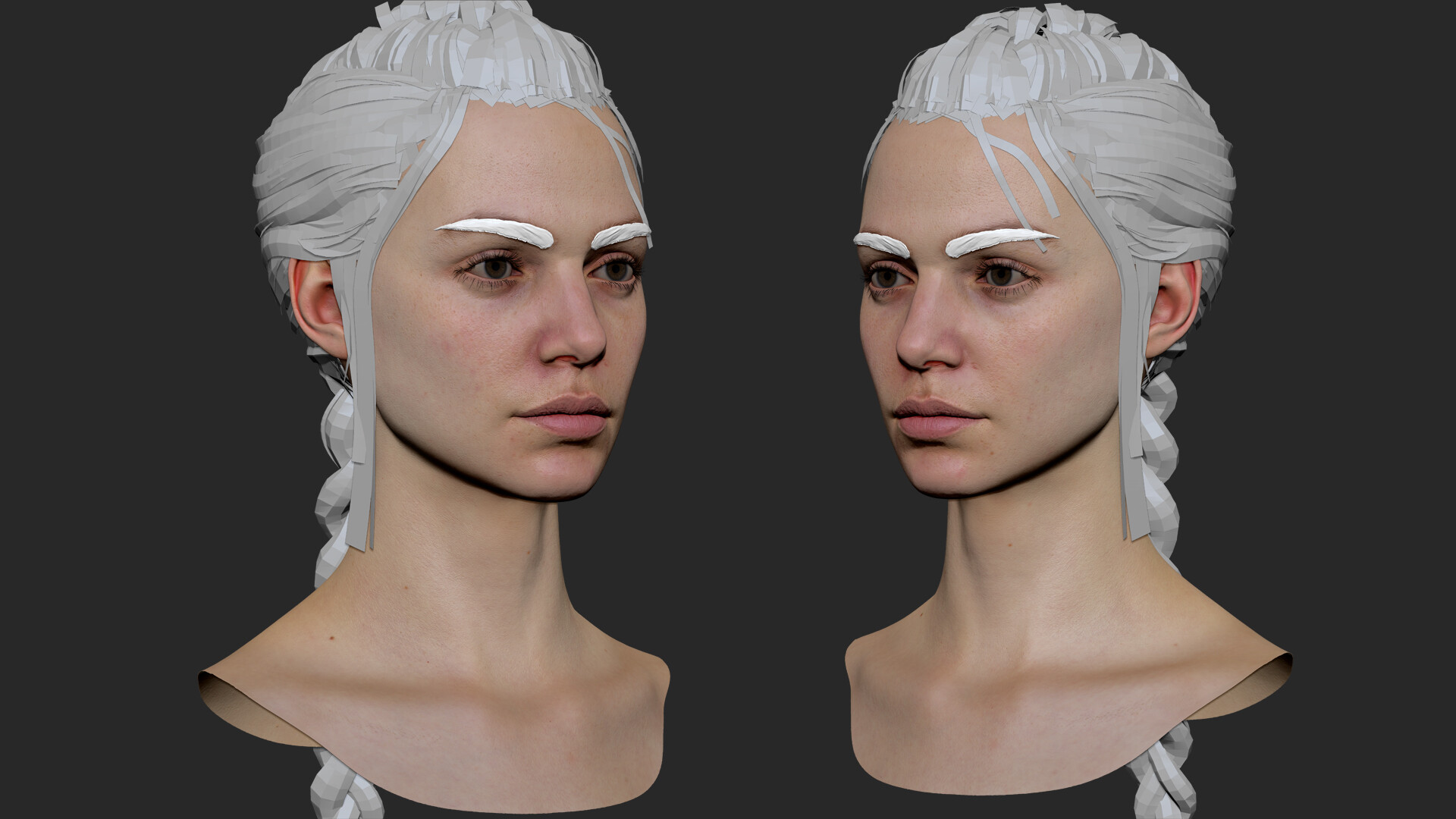 ArtStation - Female Head practice