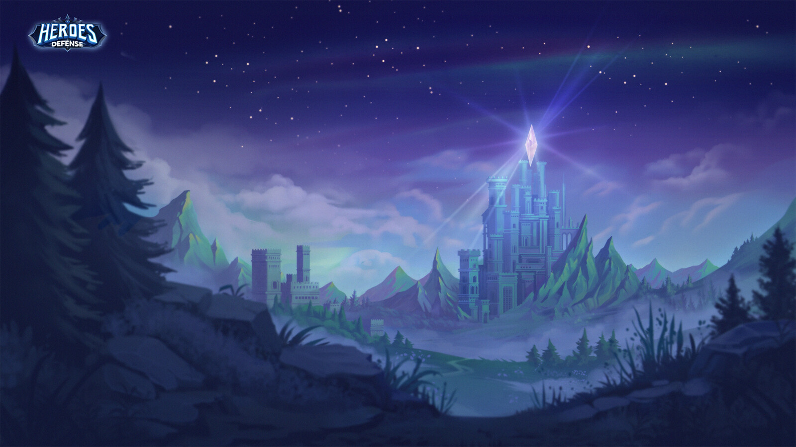 Quan Anh Nguyen - Background login Heroes Defense