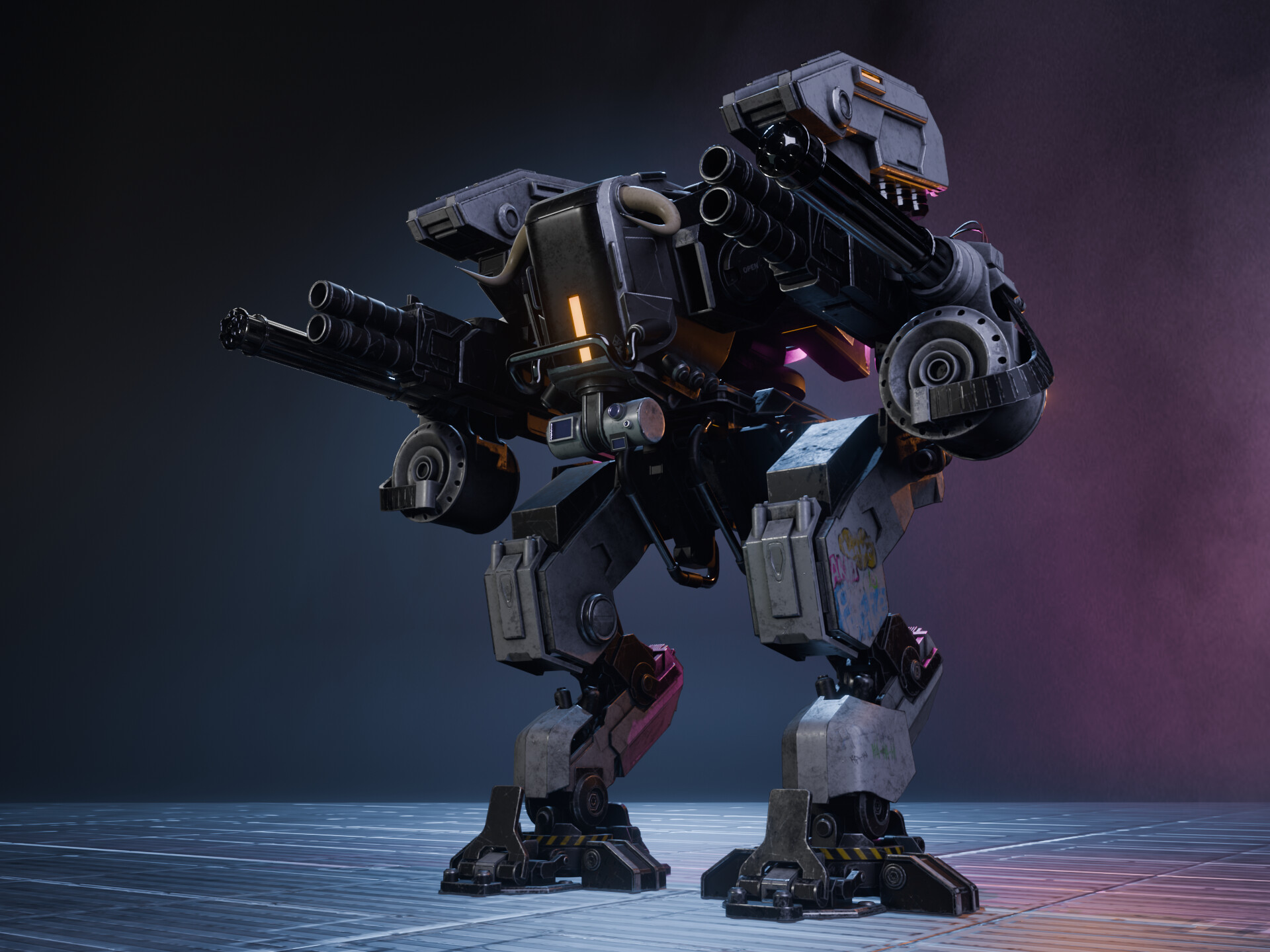 ArtStation - Mehanic spacemarine unit