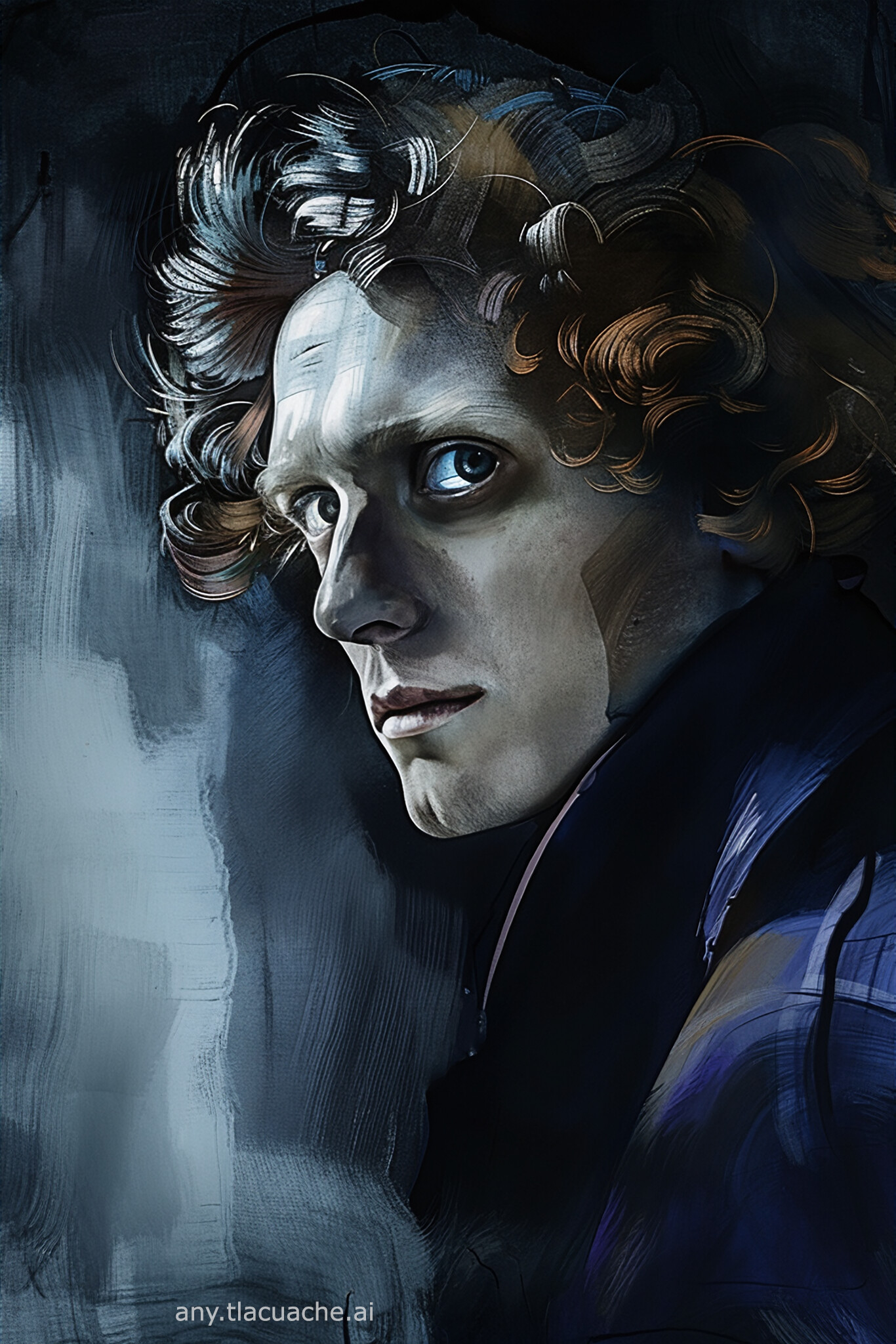 ArtStation - Portrait of Serious Young Man - 005