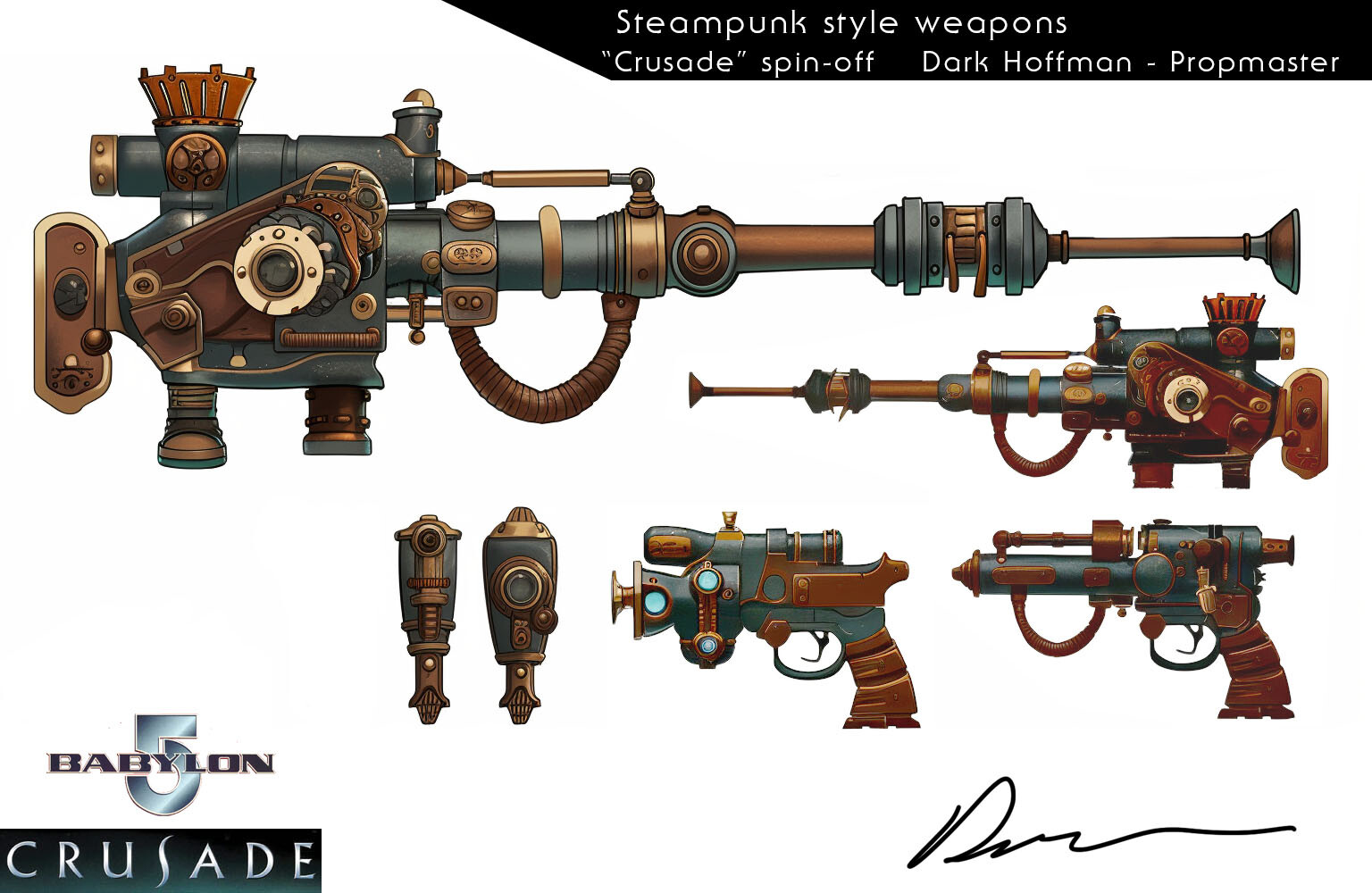 Dark Hoffman - Babylon 5 Concept Prop Design
