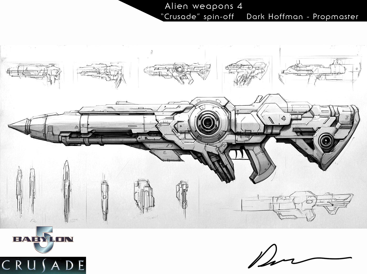 Dark Hoffman - Babylon 5 Concept Prop Design