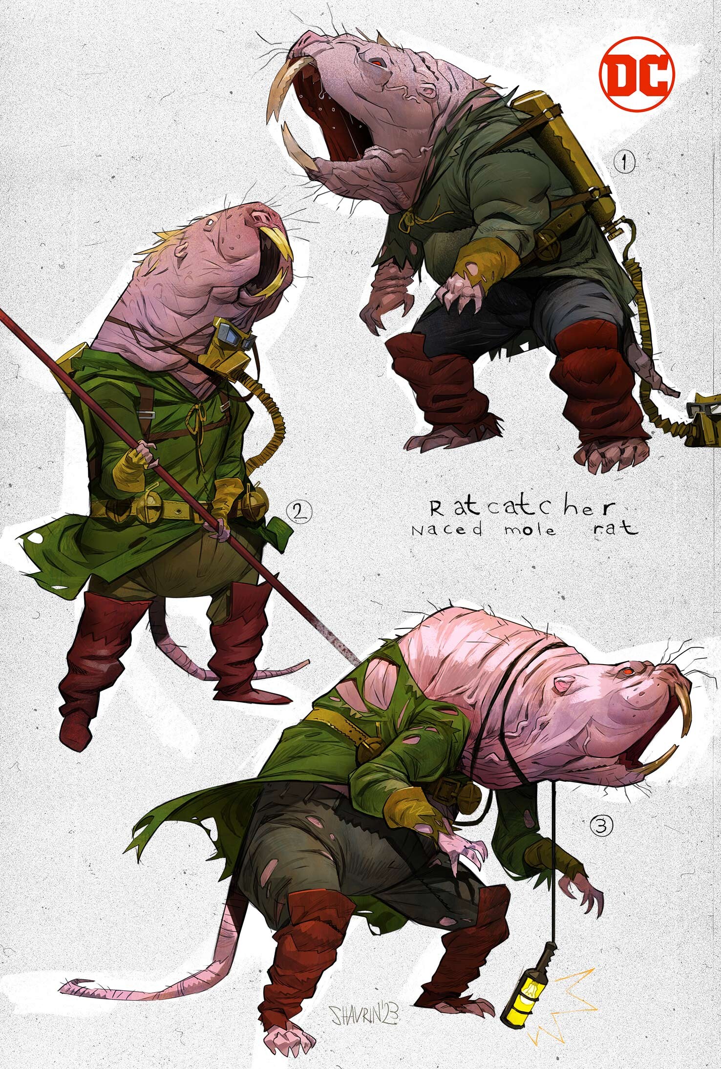 ArtStation - RATCATCHER DC Titans: Beast World Tour: Gotham Shavrin