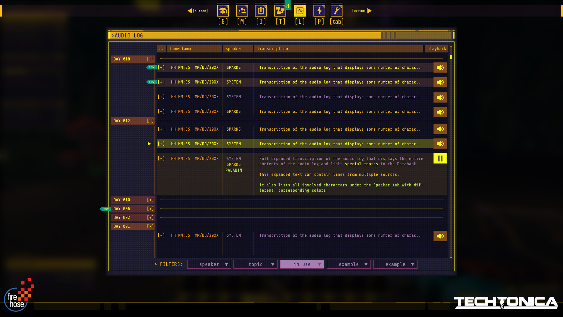 Ryan Chadwick - Techtonica - Carousel Menus