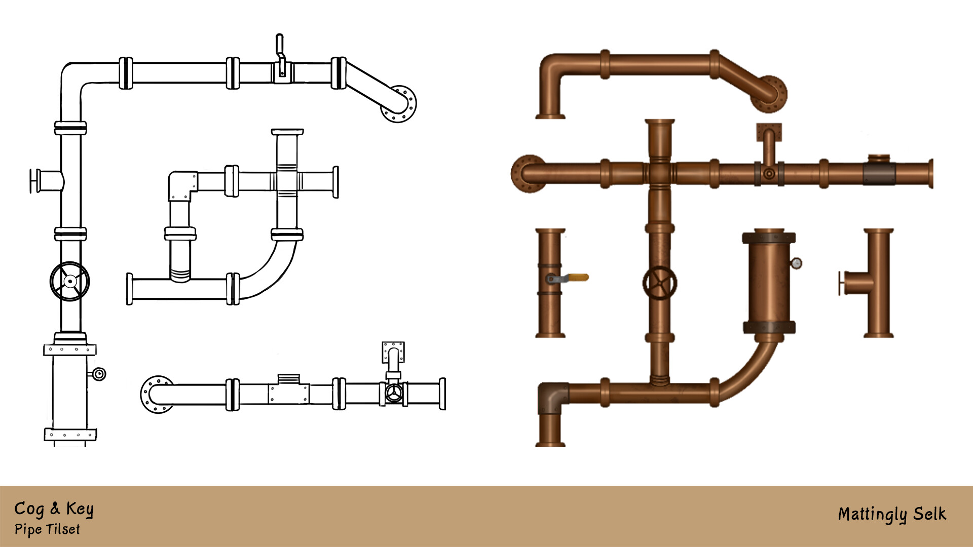 Mattingly Selk - 2D Assets for Cog & Key