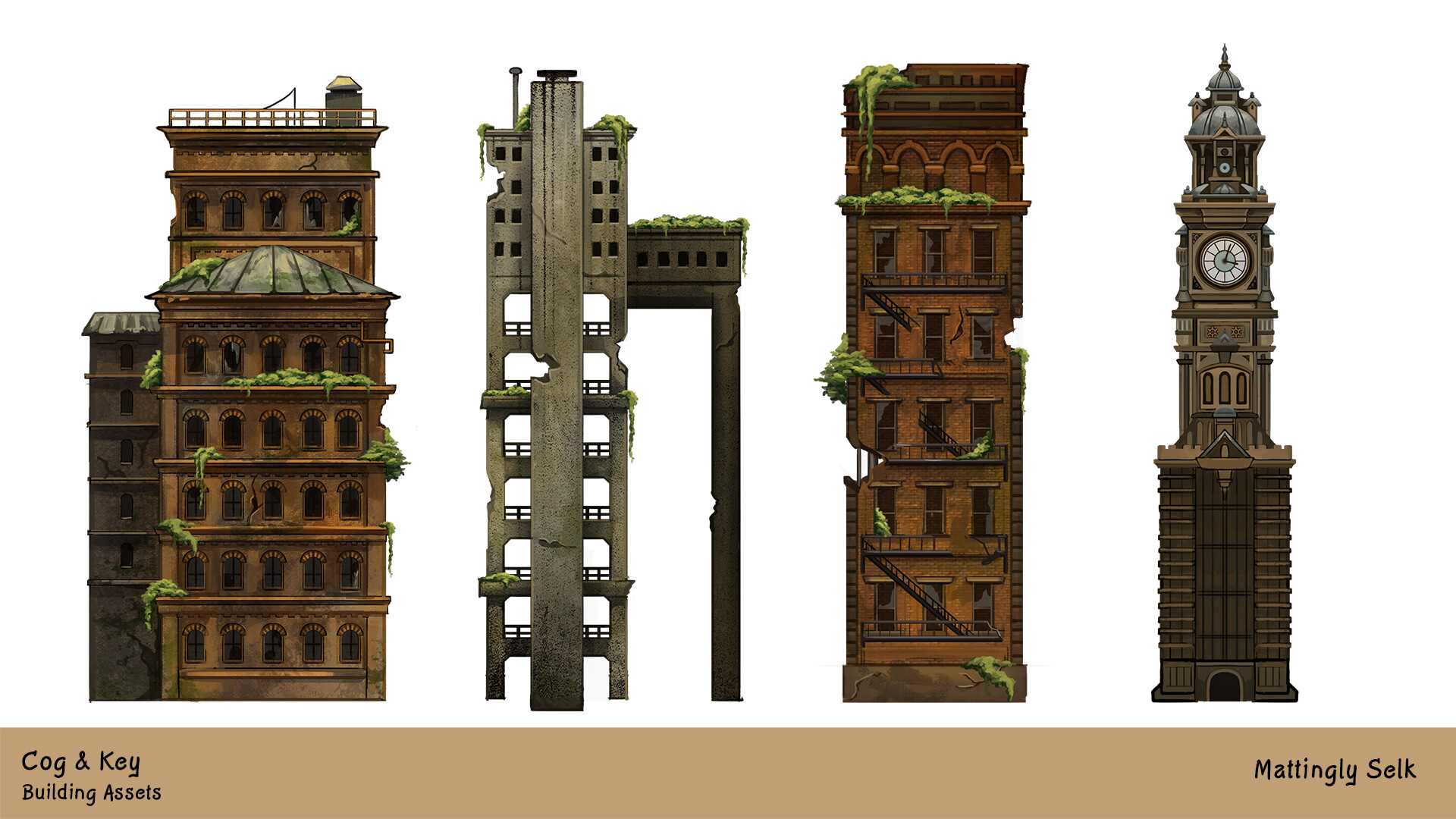 Mattingly Selk - 2D Assets for Cog & Key