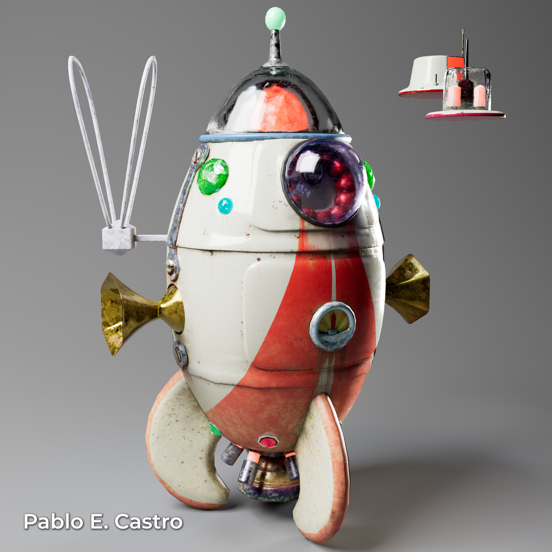 ArtStation - Pikmin's S.S. Dolphin recreation