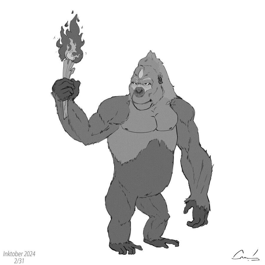 ArtStation - inktober Day 2 - Discovery