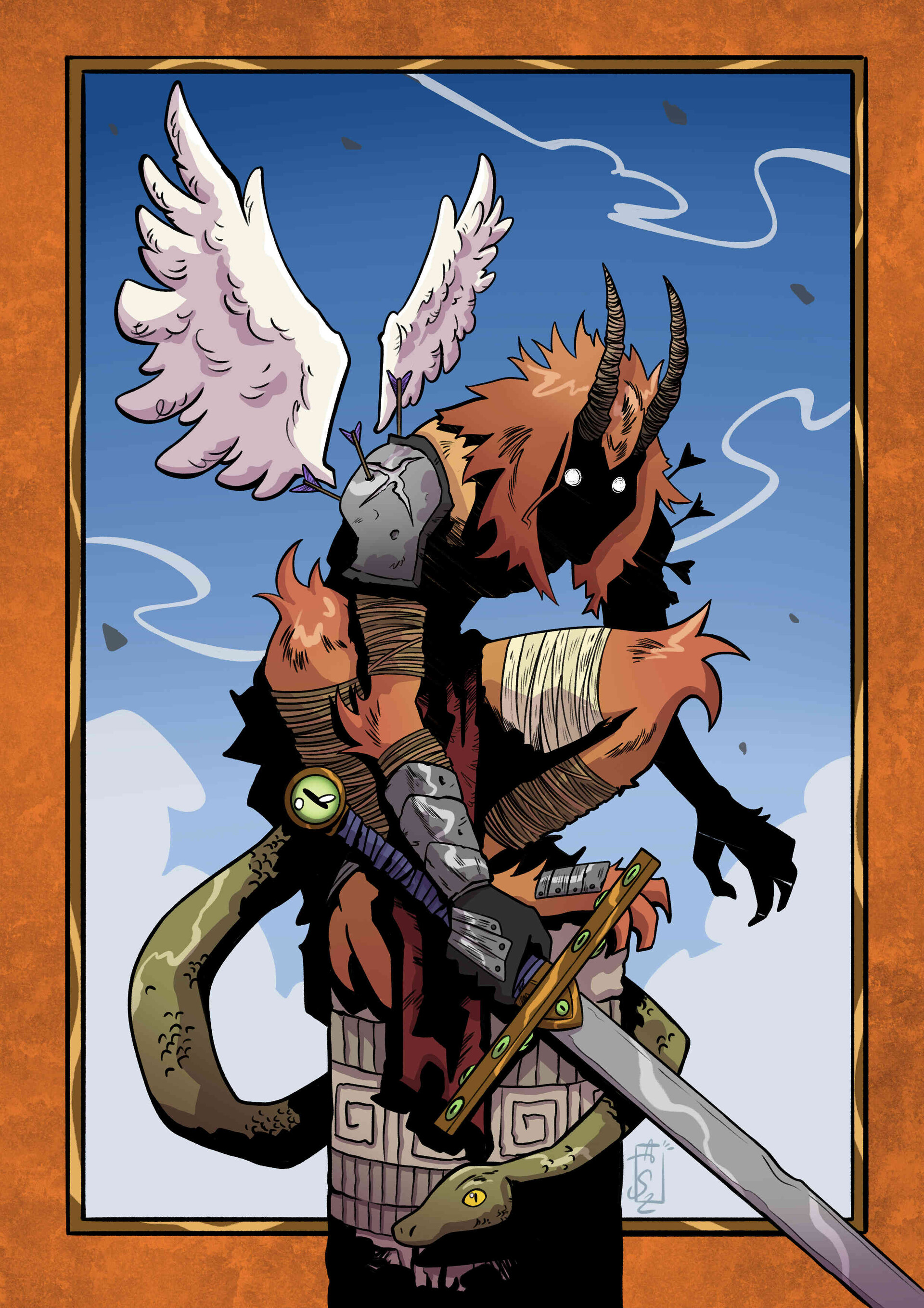 ArtStation - Cursed Relics 2024 - (Longsword, Wings, Chimera)