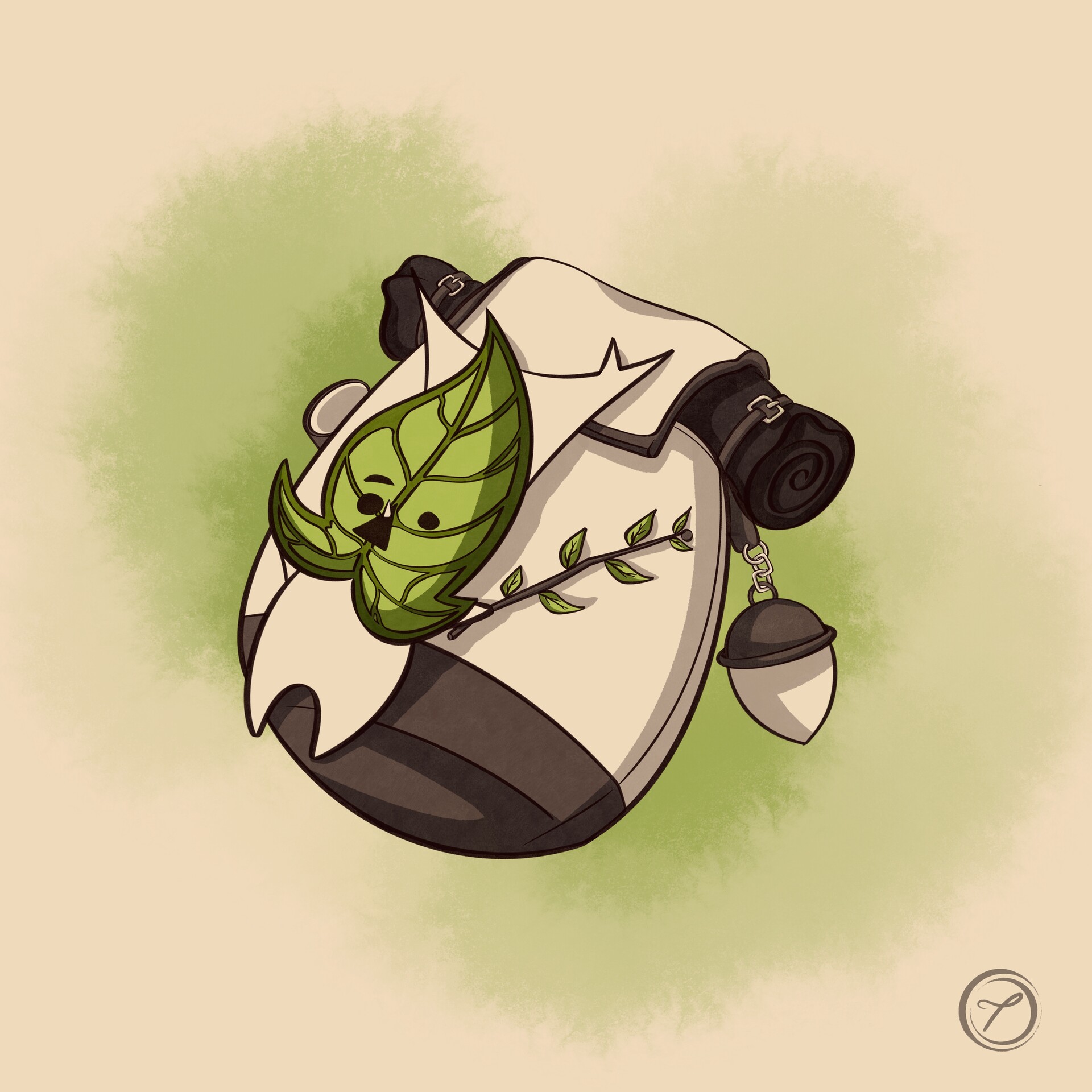 ArtStation - Inktober 1 • Backpack