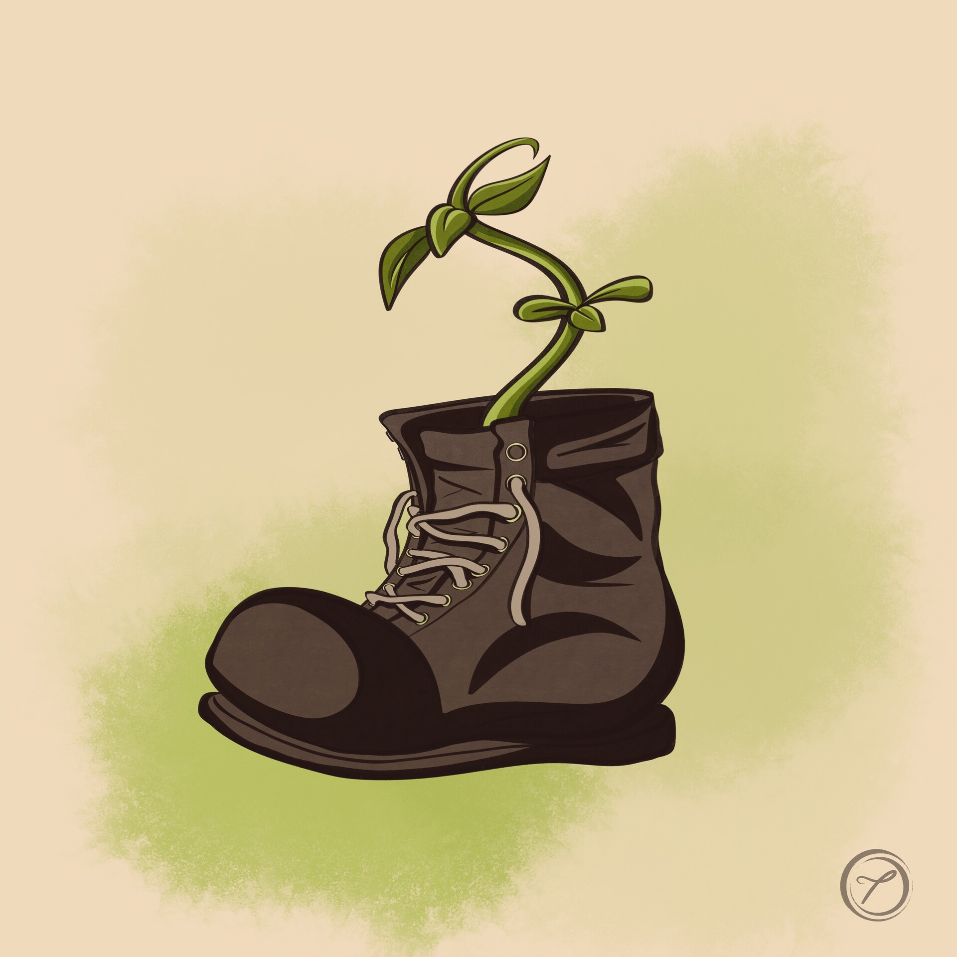 ArtStation - Inktober 3 • Boots