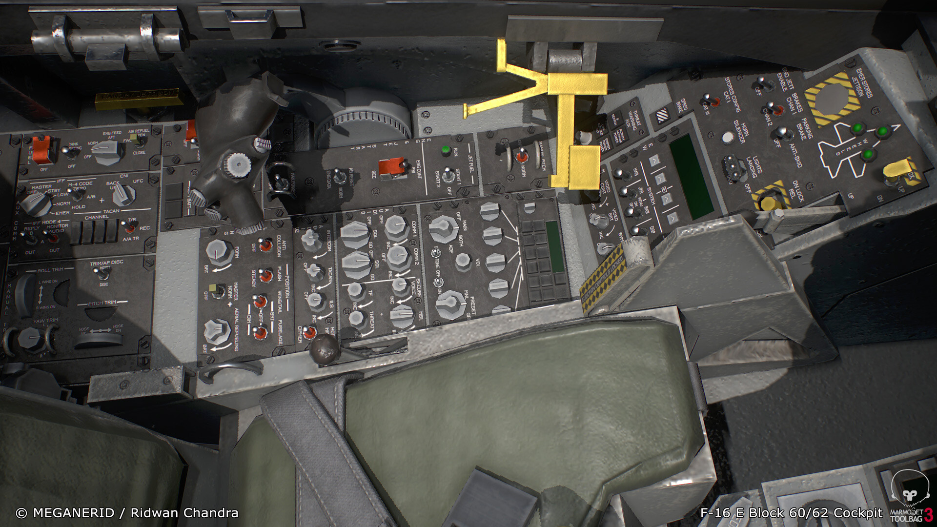 Ridwan Chandra - MeganeRid - F-16 E Block 60/62 Cockpit