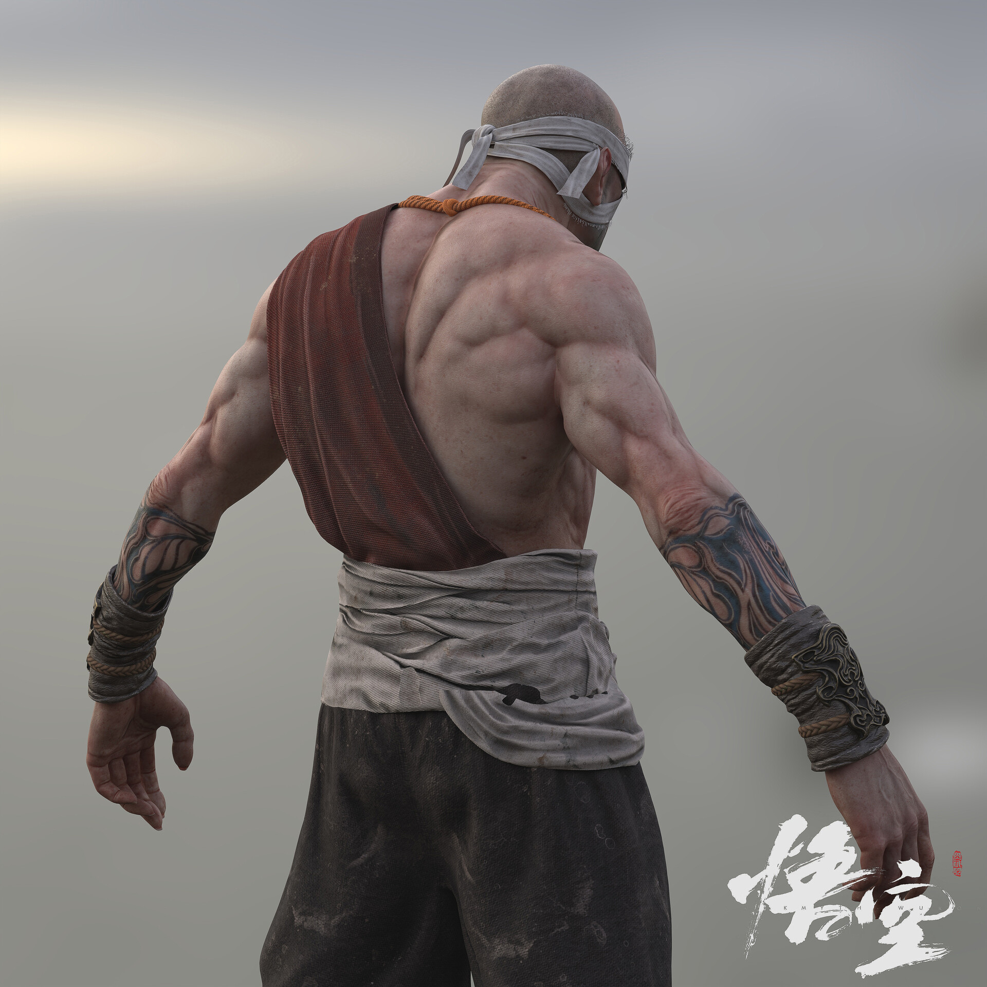 huan gugu - 黑神话悟空_ 监院僧（盲僧）