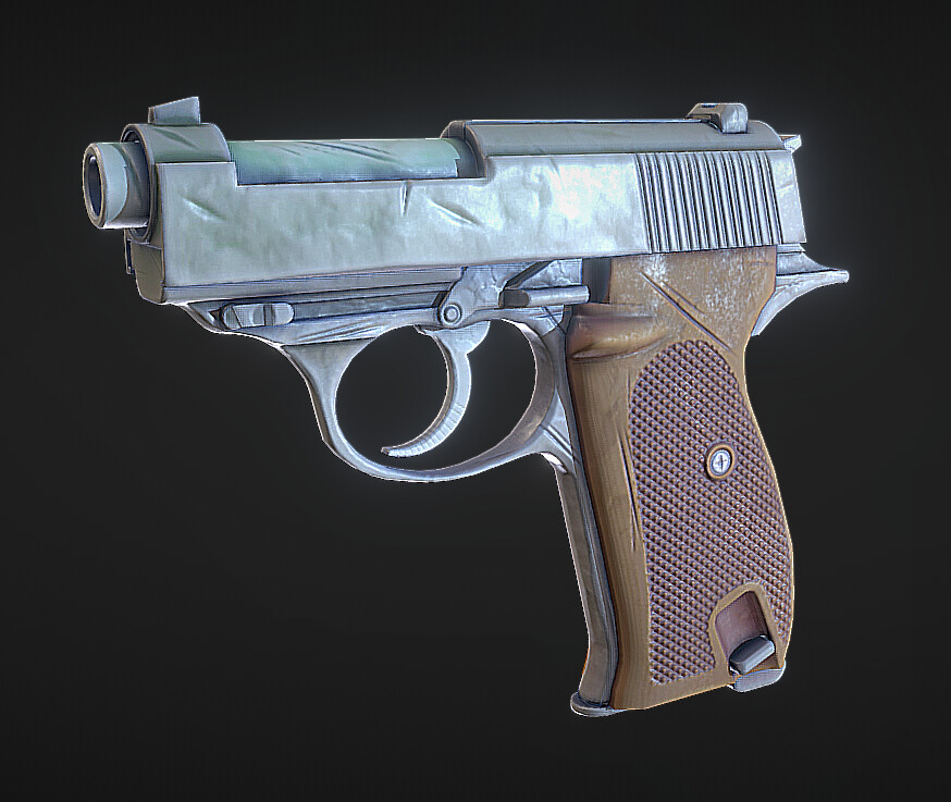 ArtStation - Stylized Pistol