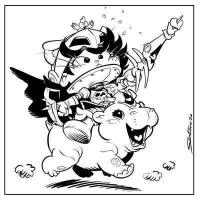 santoro coloring pages