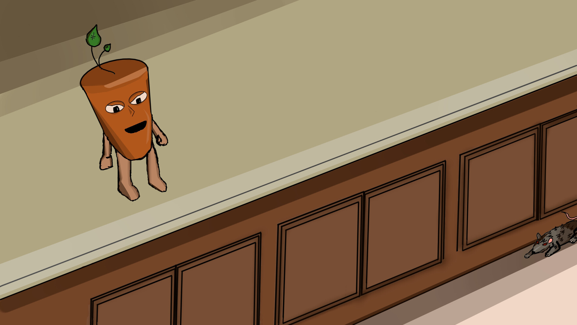 ArtStation - Sticks: Character Concept for Adventure Game