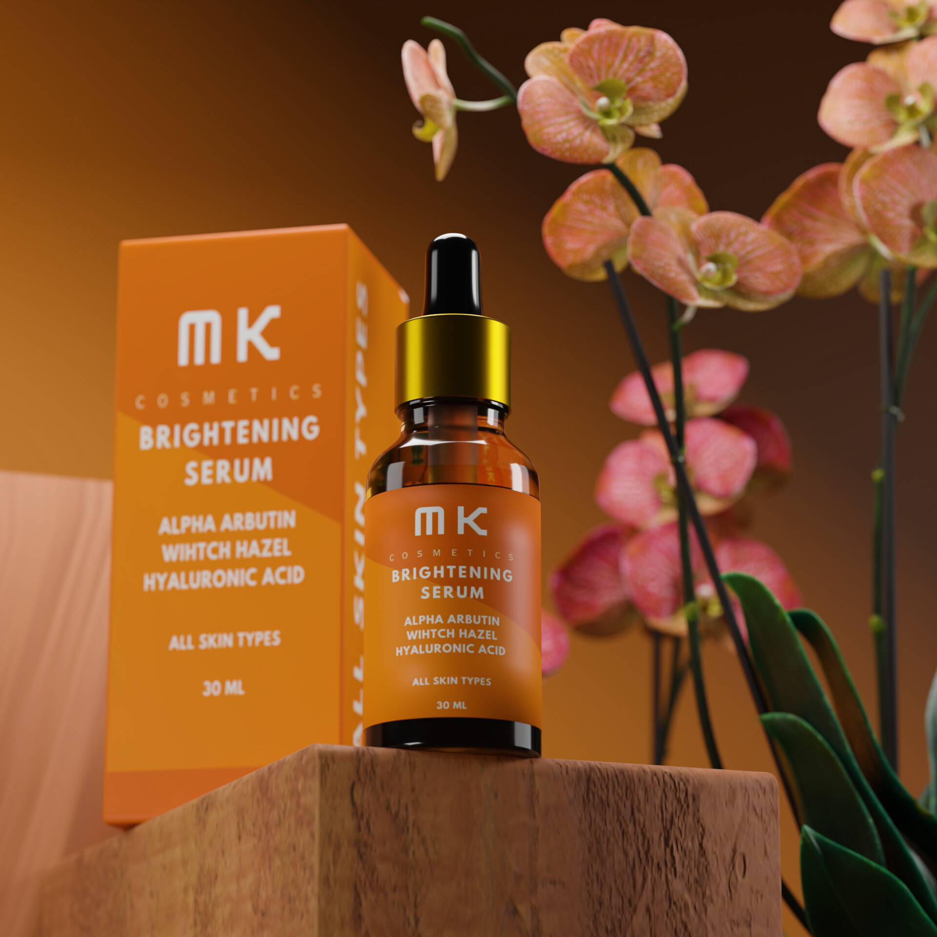 ArtStation - 3D Serum Product Render | Realistic Cosmetic Portrait in Blender