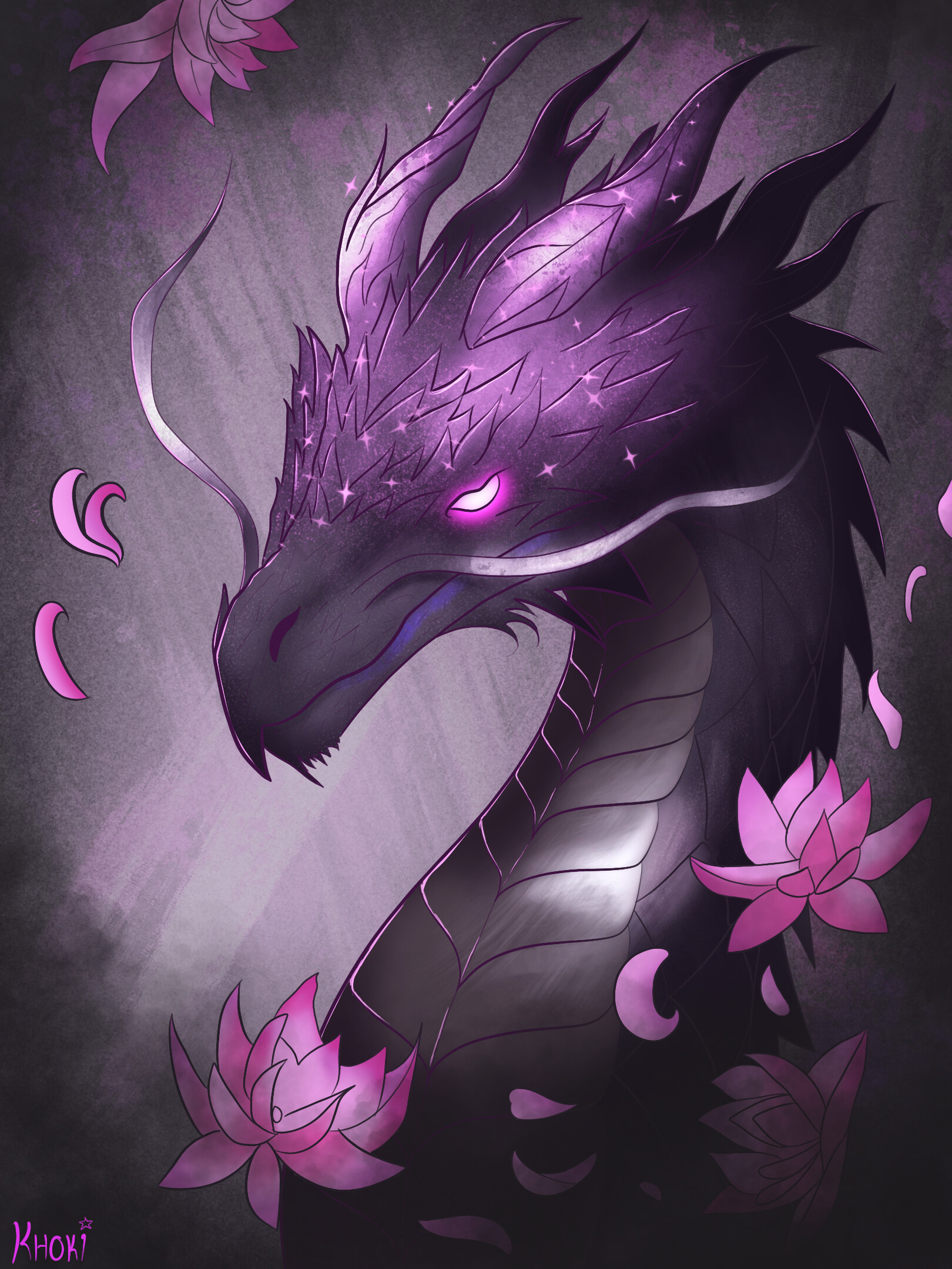 ArtStation - Purple Dragon