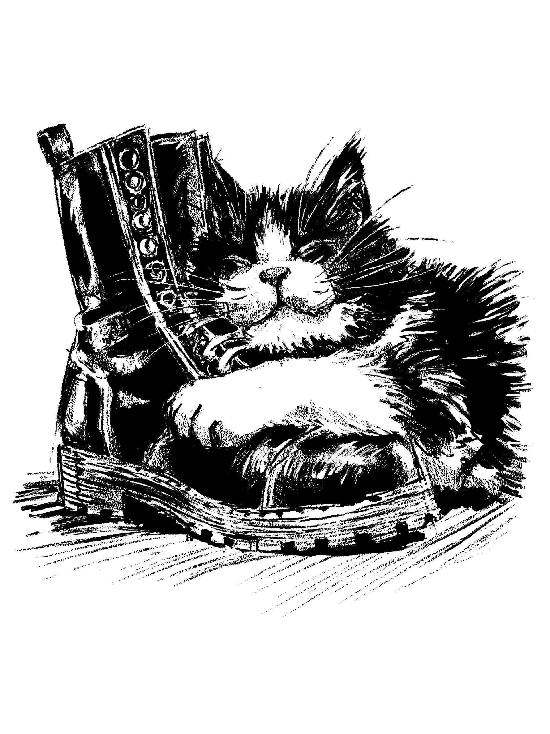 ArtStation - Ink works illustration