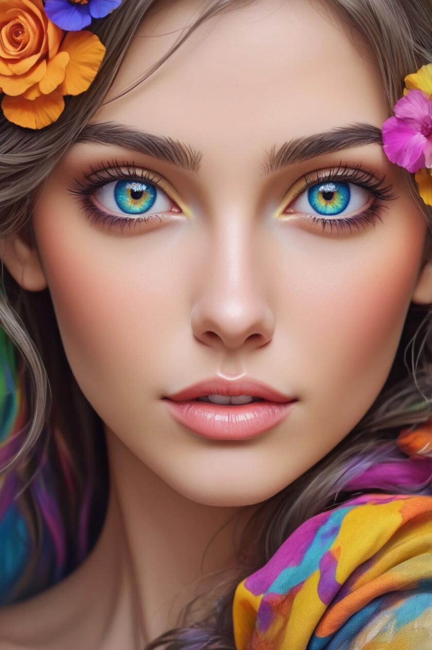 ArtStation - Girl with stunning eyes