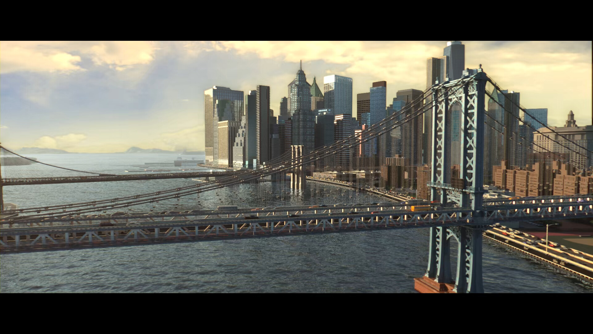 ArtStation - Manhattan Bridge -Remake-
