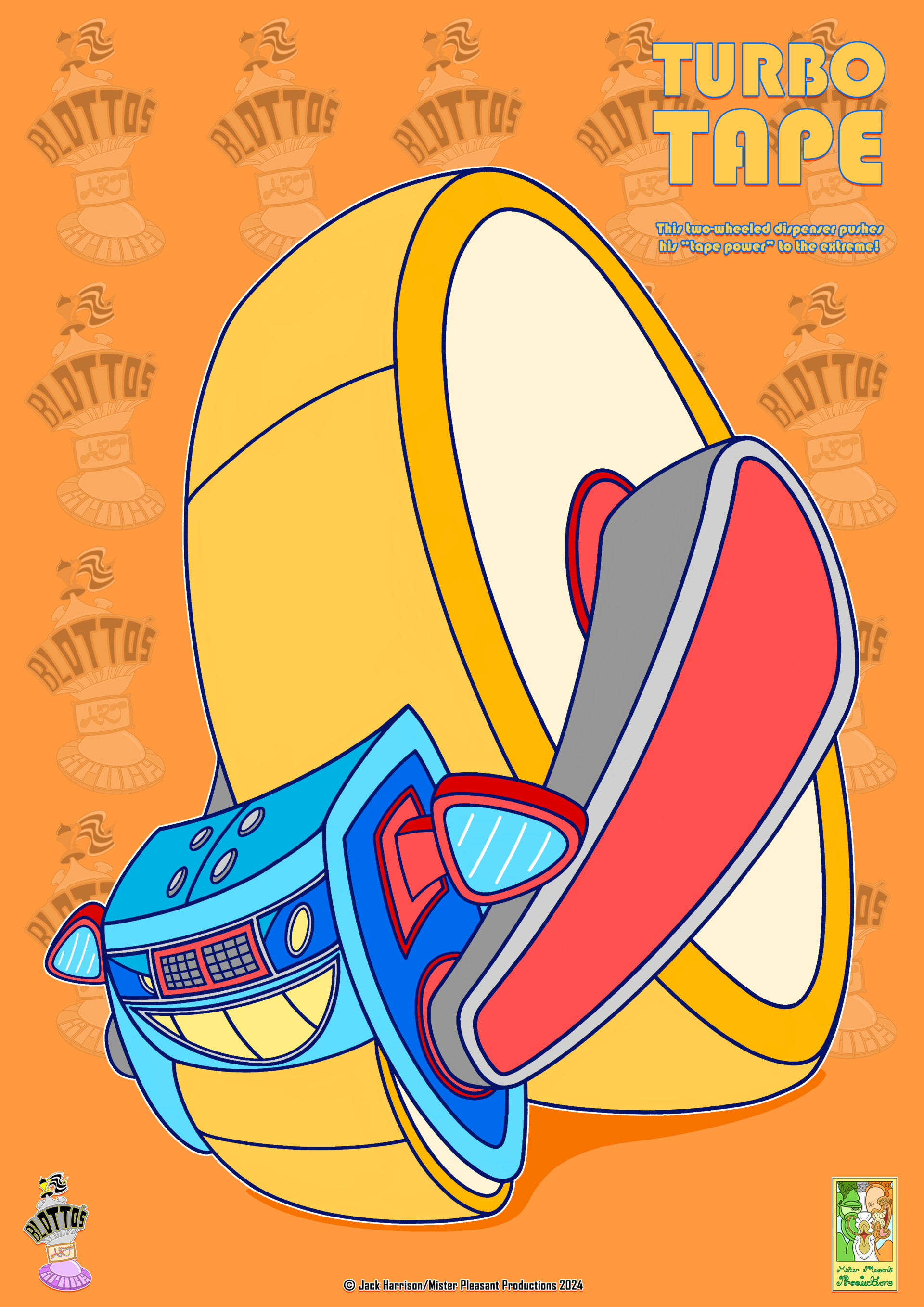 ArtStation - "Blotto's Art Space" Character Line-up: Turbo Tape!