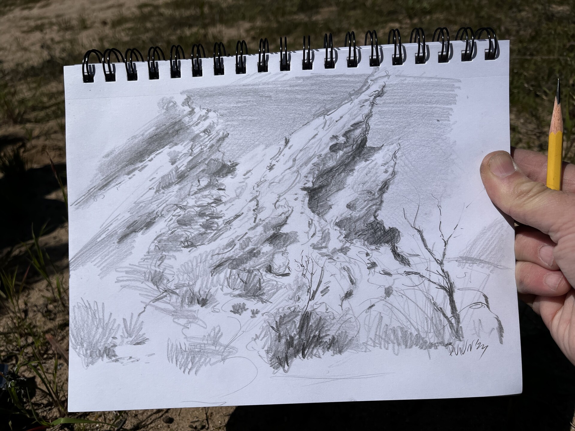 ArtStation - Vasquez Rocks plein air