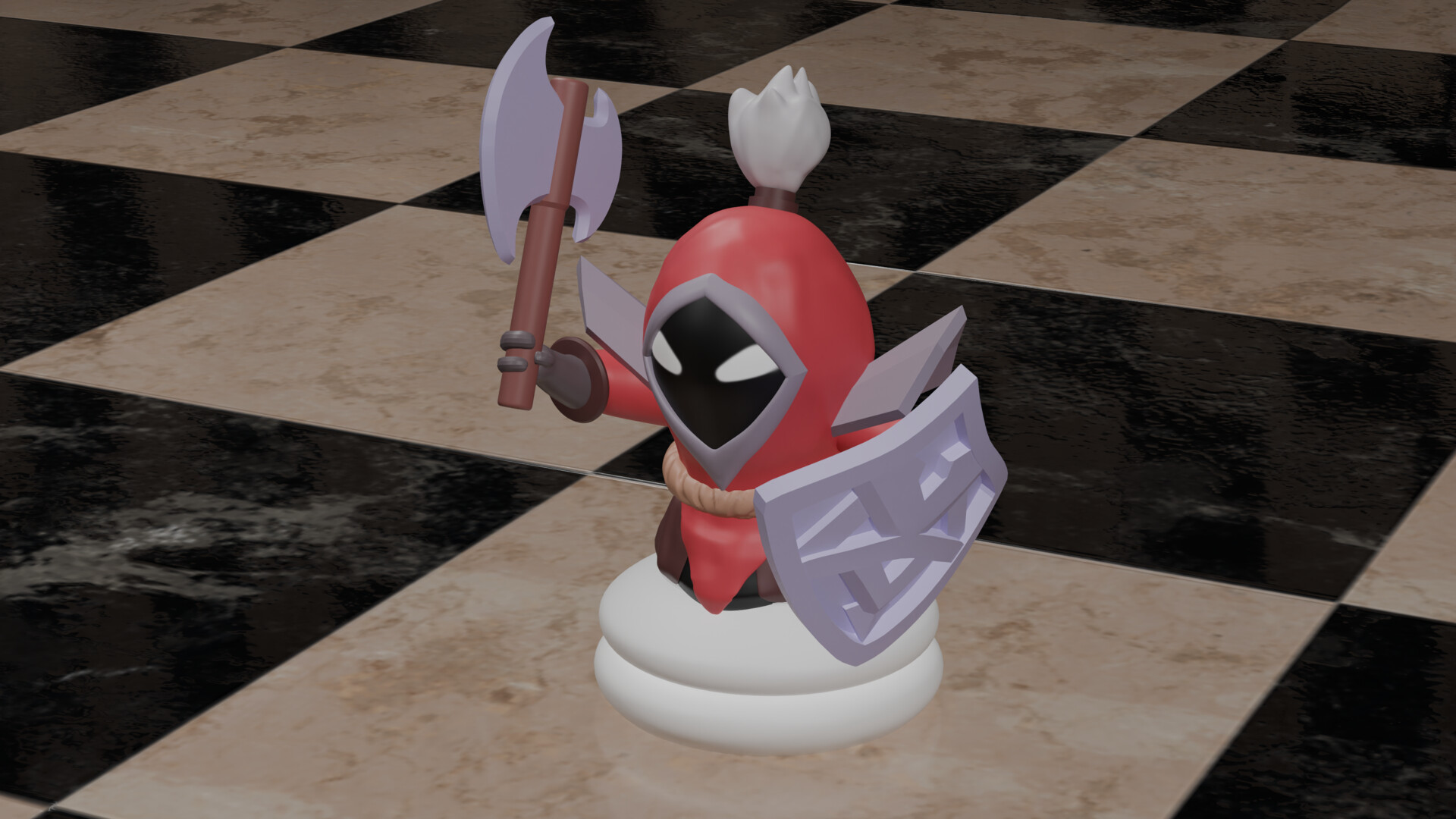 ArtStation - League of Legends Minion - Chess Pawn