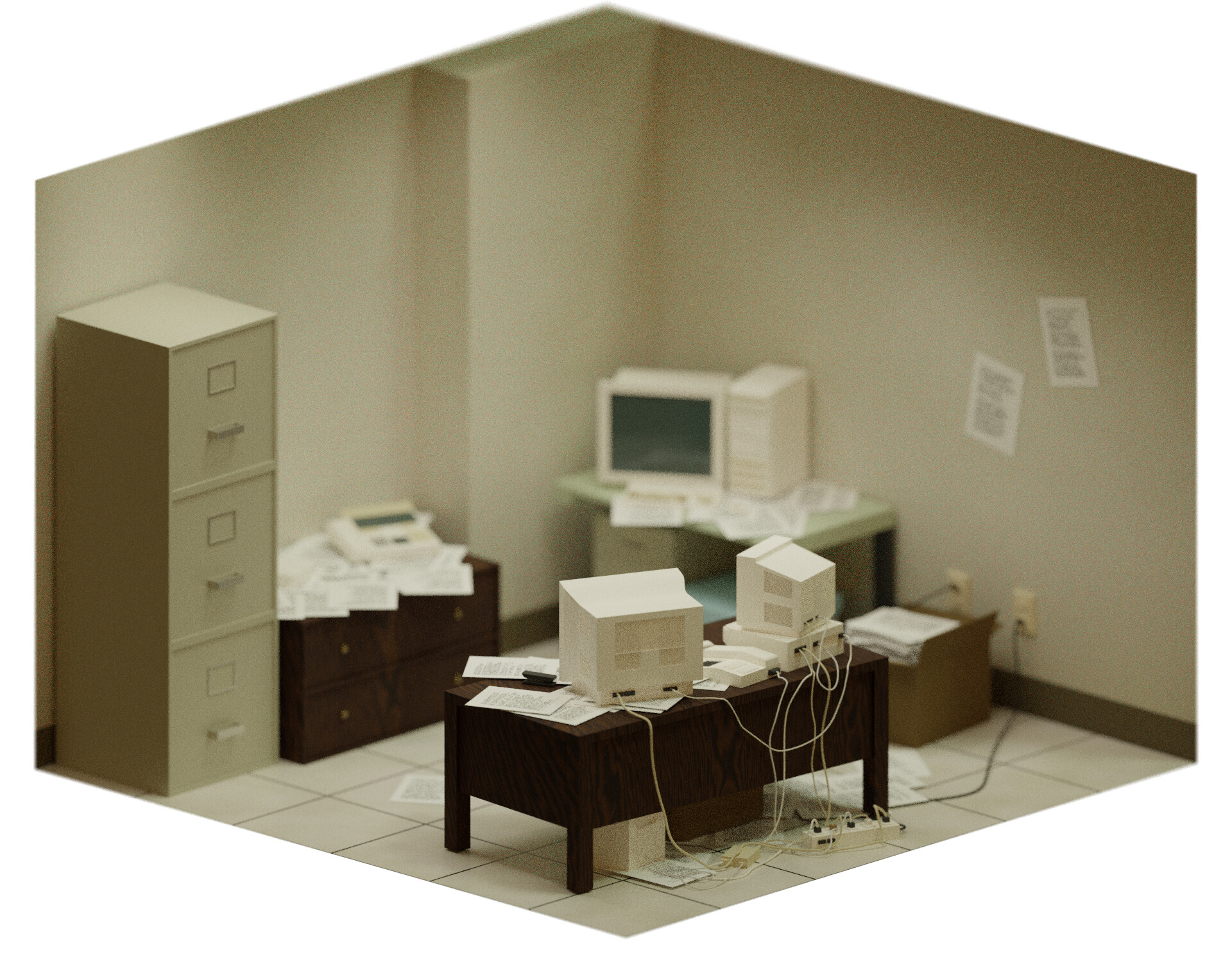 ArtStation - Depressing Office