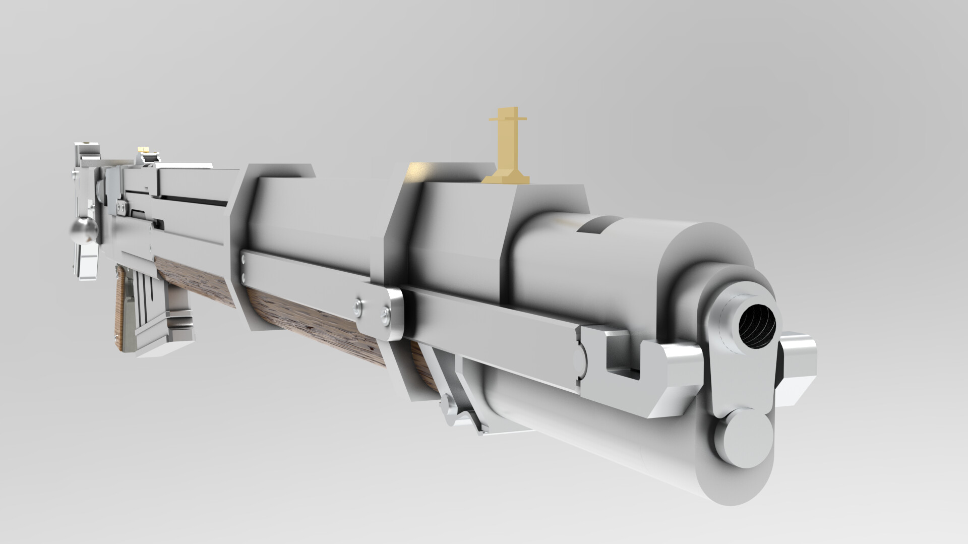Pan Zhen/潘震 - Trench Crusade Fan art - Communicant anti-tank hunter Rifle