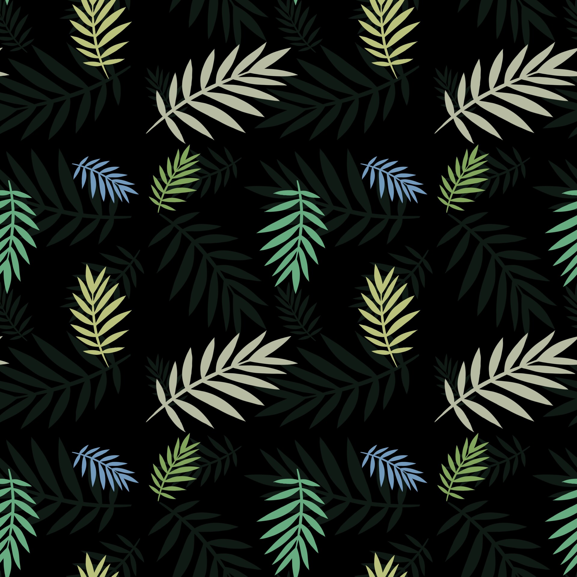 ArtStation - Tropical Leaf Pattern
