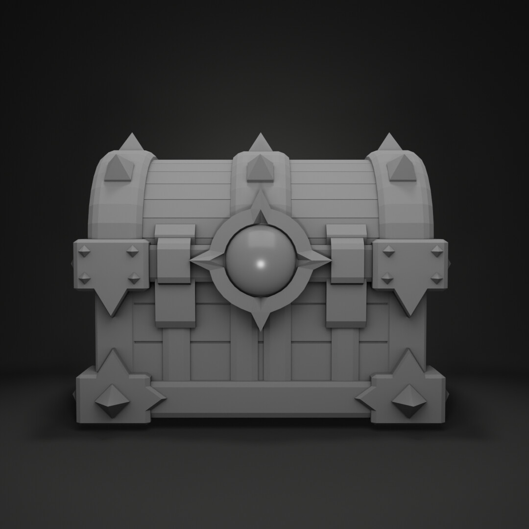 ArtStation - Stylized Magic Chest