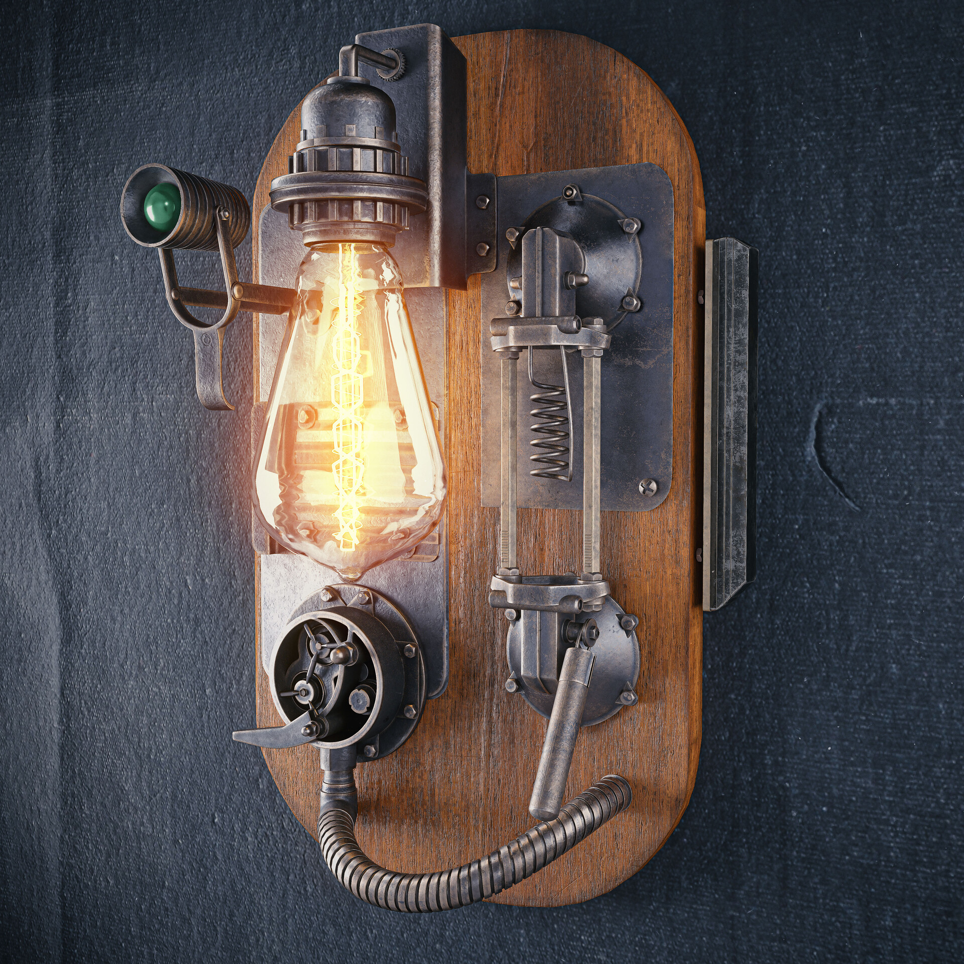 ArtStation - Steampunk Lamp