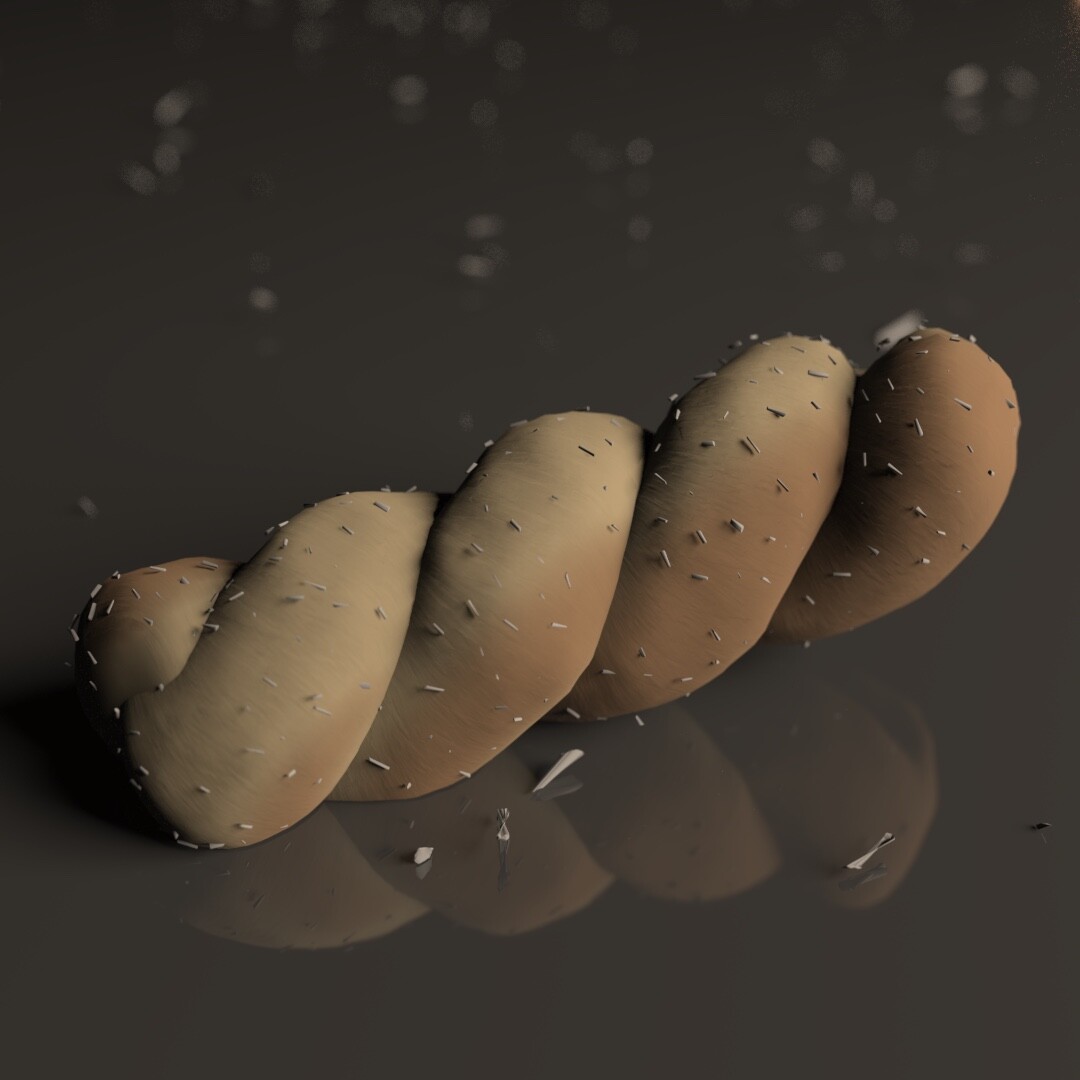 ArtStation - Just a bun created in Houdini