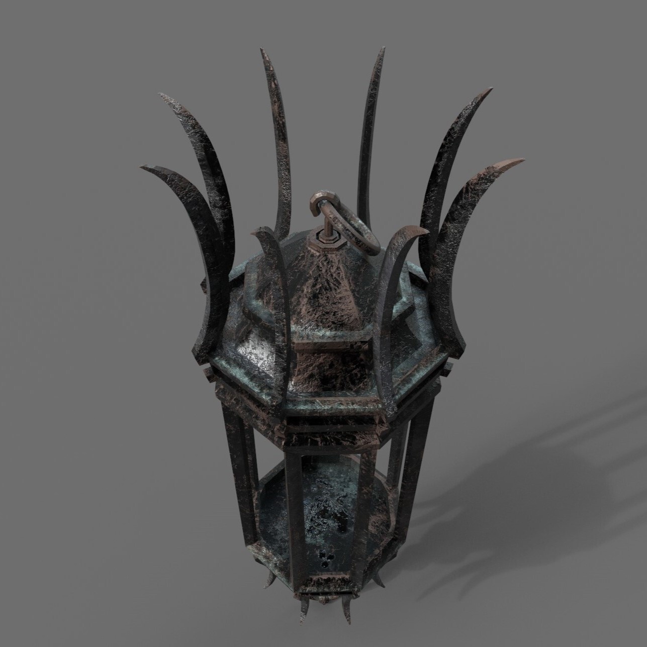 ArtStation - Rusted Lantern - 3D Model