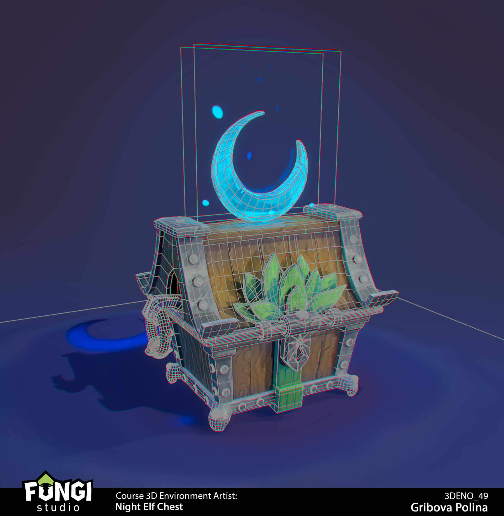 PelageaArt - Night Elf Chest 3D