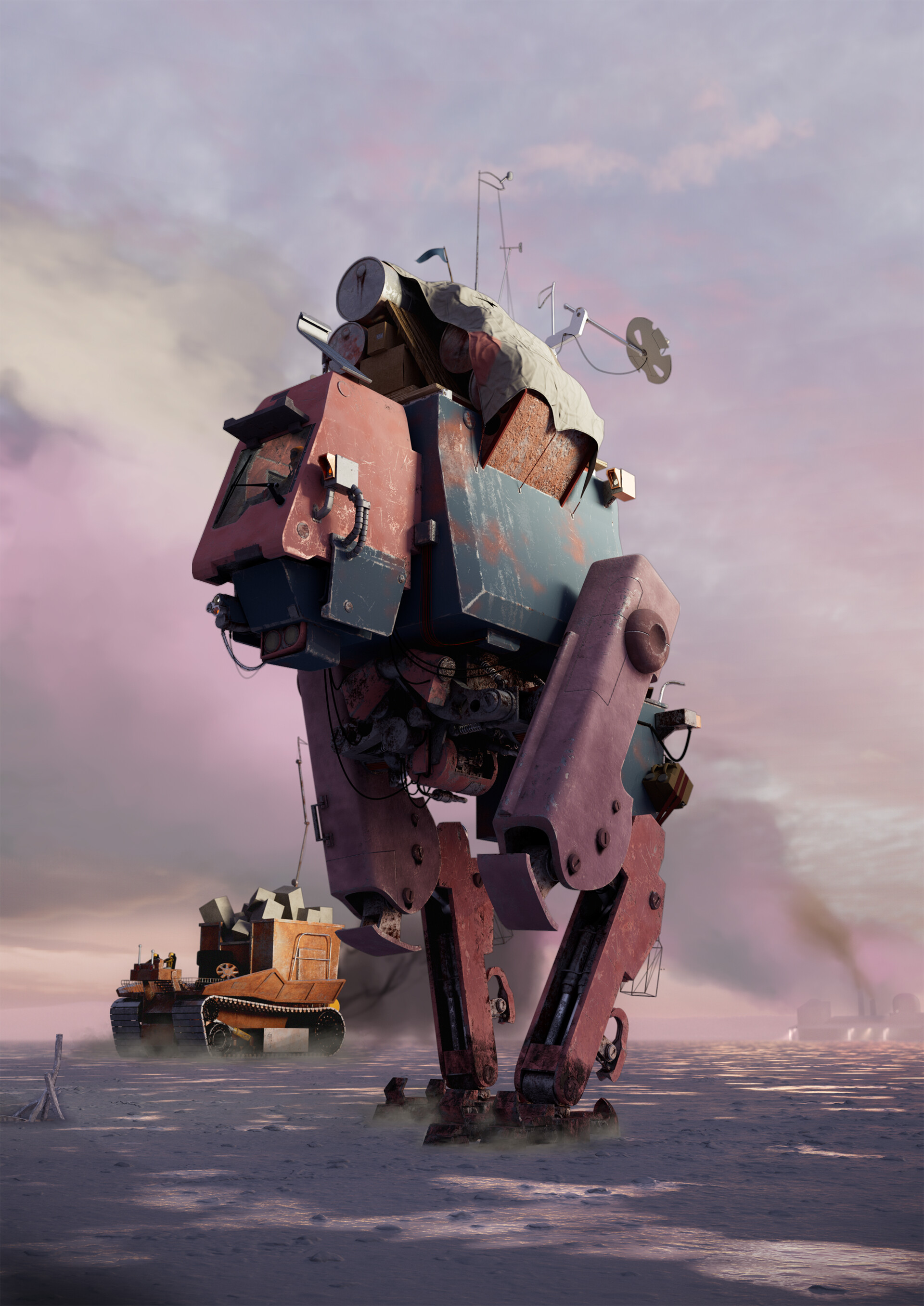 ArtStation - Transport Mech